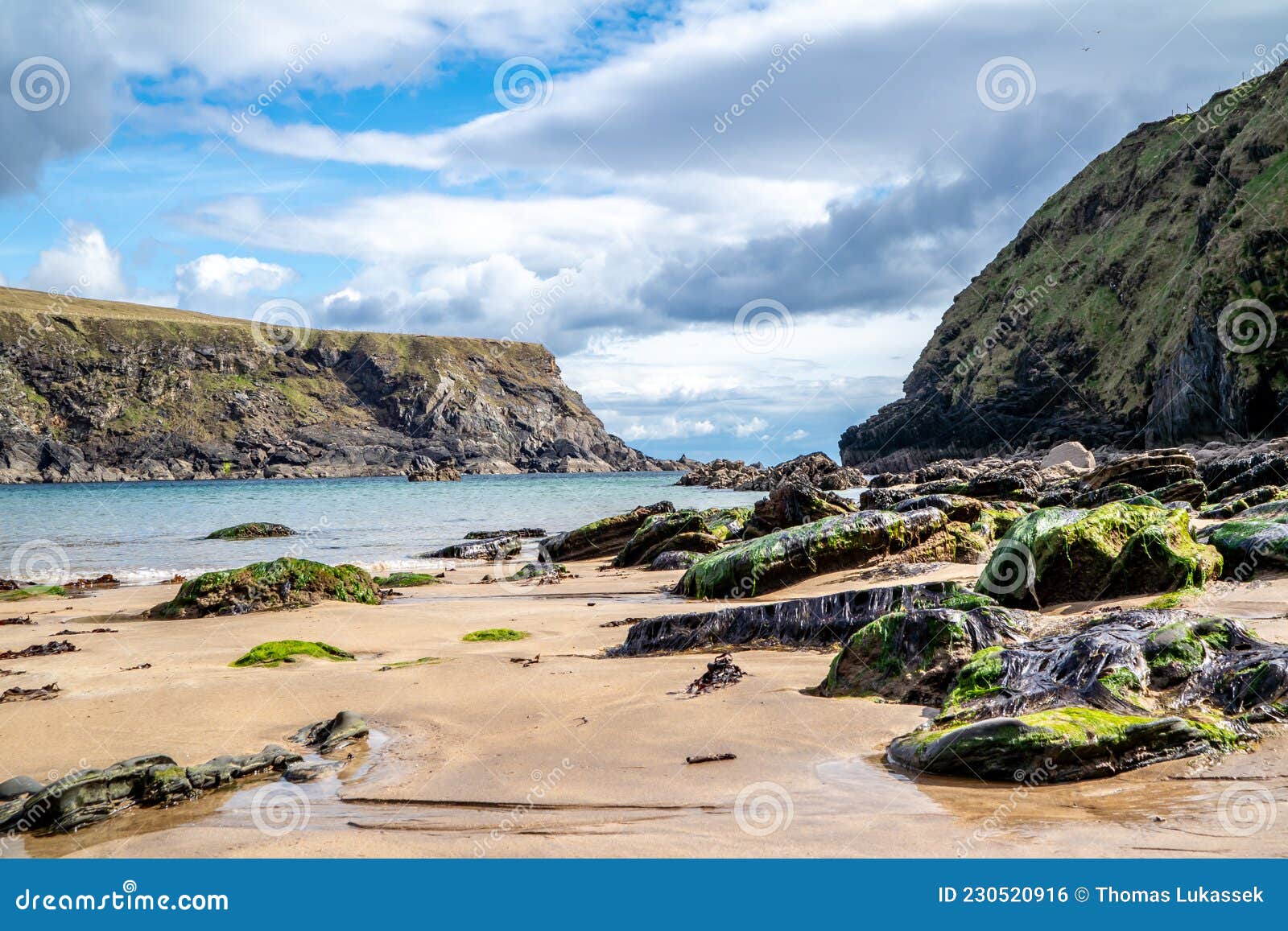 The Silver Strand in County Donegal - Ireland Stock Photo - Image of ...