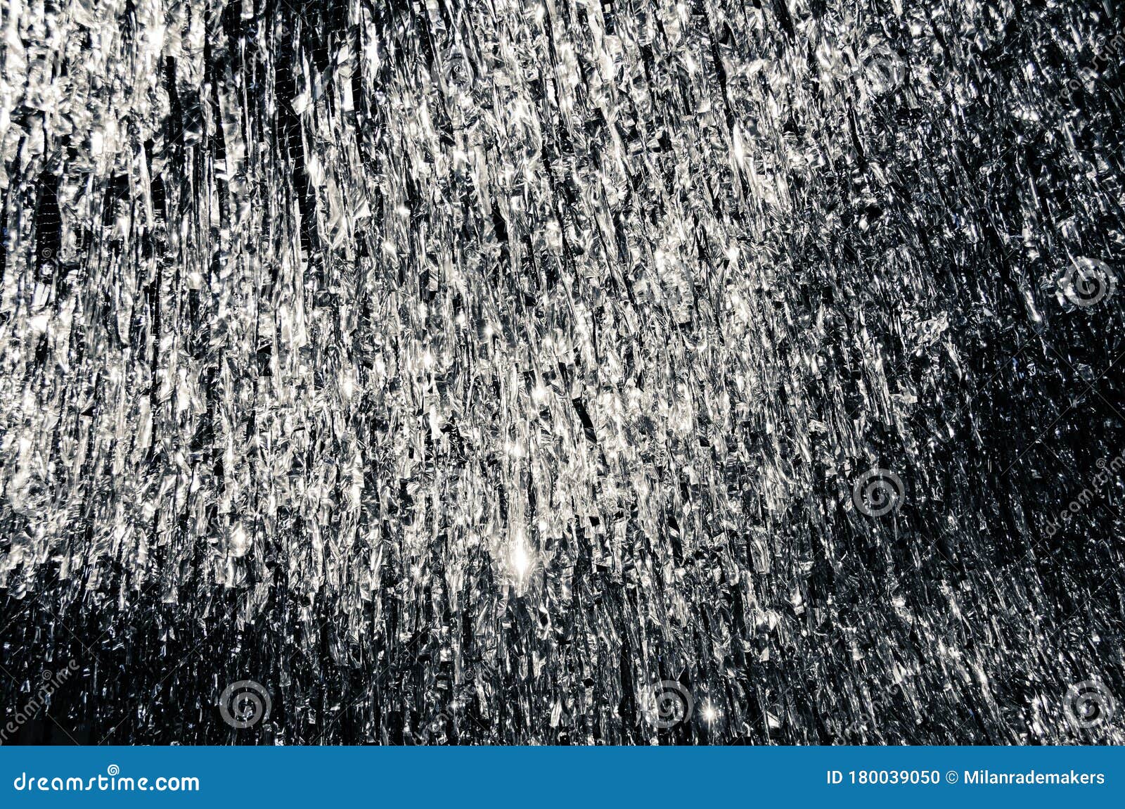 Silver Strands for Background Decoration Stock Photo - Image of ...