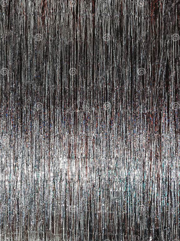 Silver Streamers Background Stock Image - Image of decoration, ribbon ...