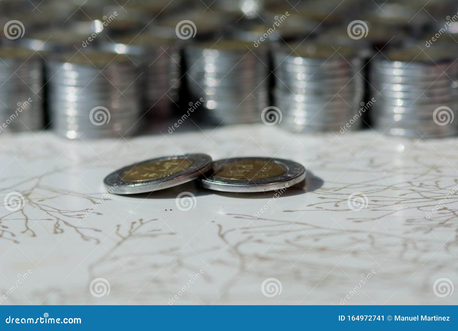 Country Objects and Currencies Stock Image - Image of coin, building ...