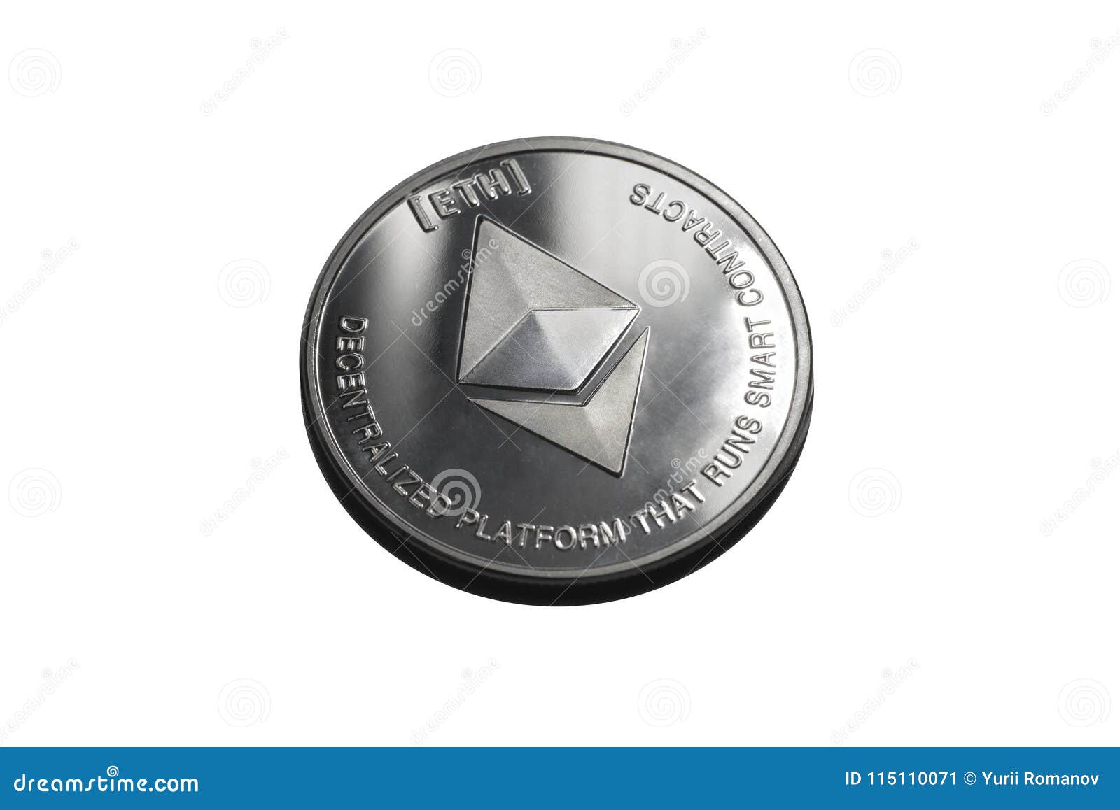 Silver symbol eth ethereum editorial photo. Image of trade - 115110071
