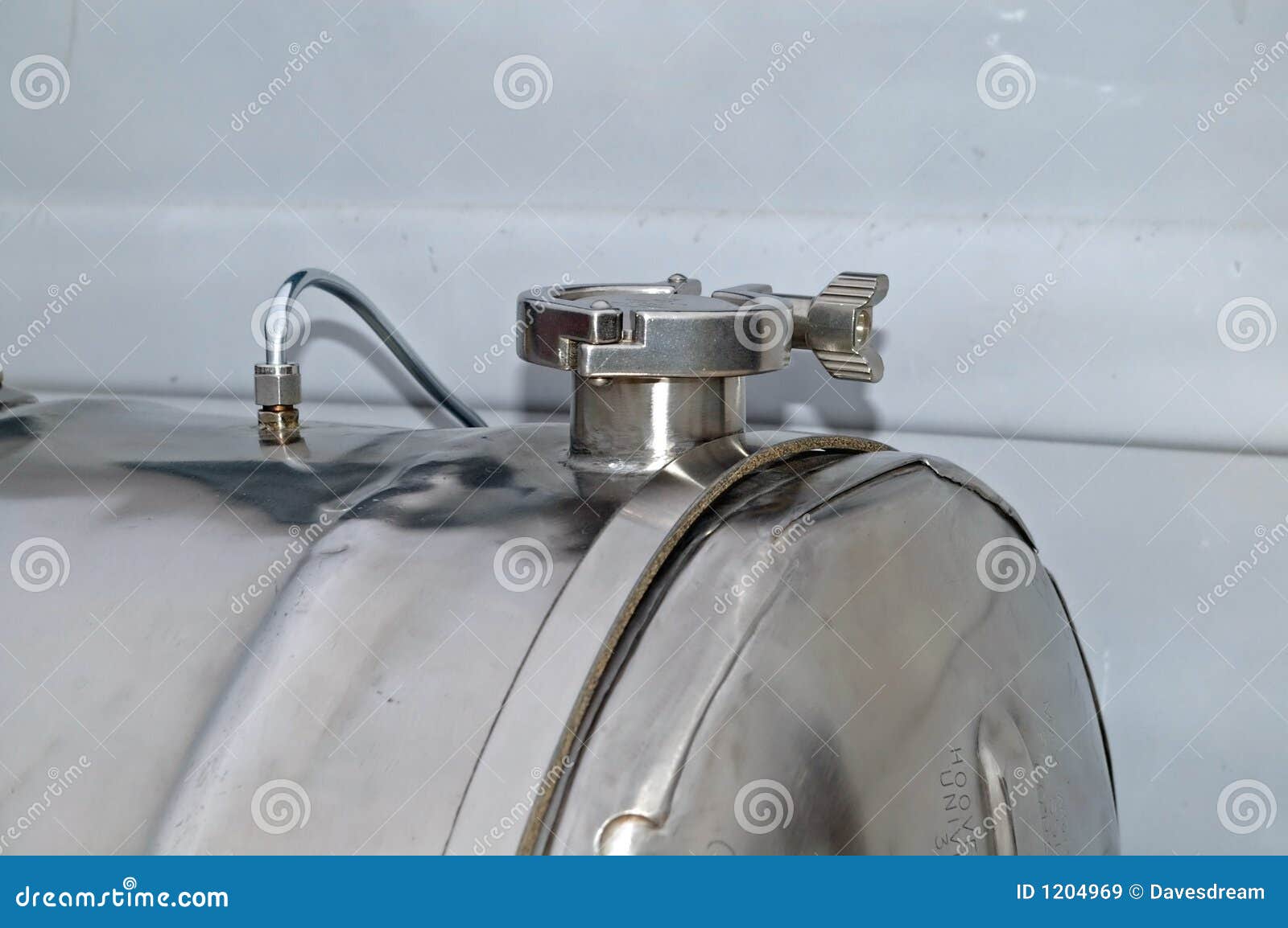 Silver Tank stock image. Image of fuel, reflective, convey - 1204969