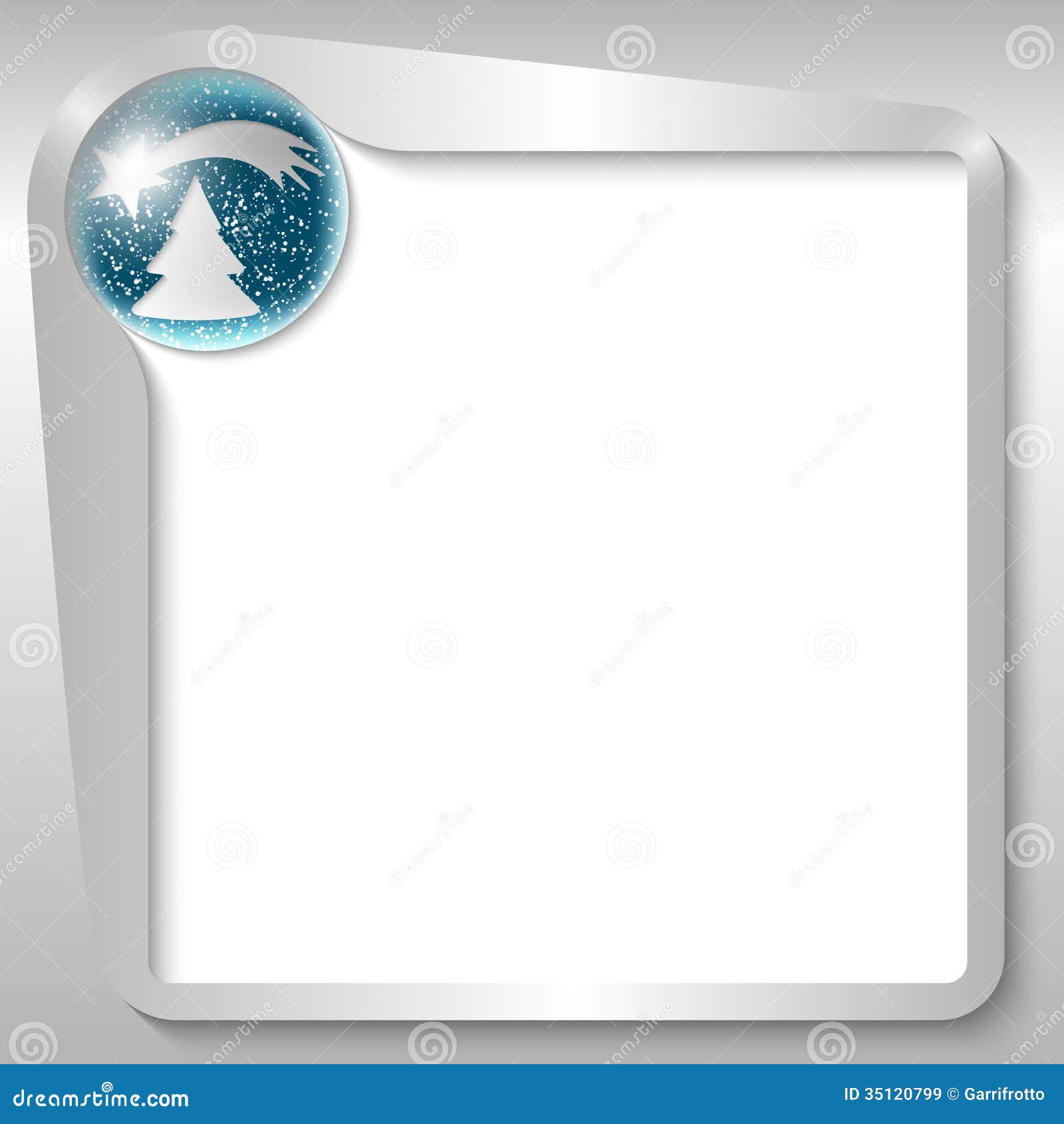 Silver text box stock vector. Illustration of backdrop - 35120799