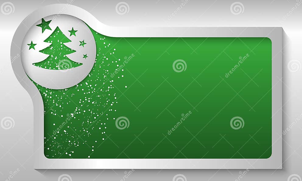 Silver text box stock vector. Illustration of christmas - 35120593