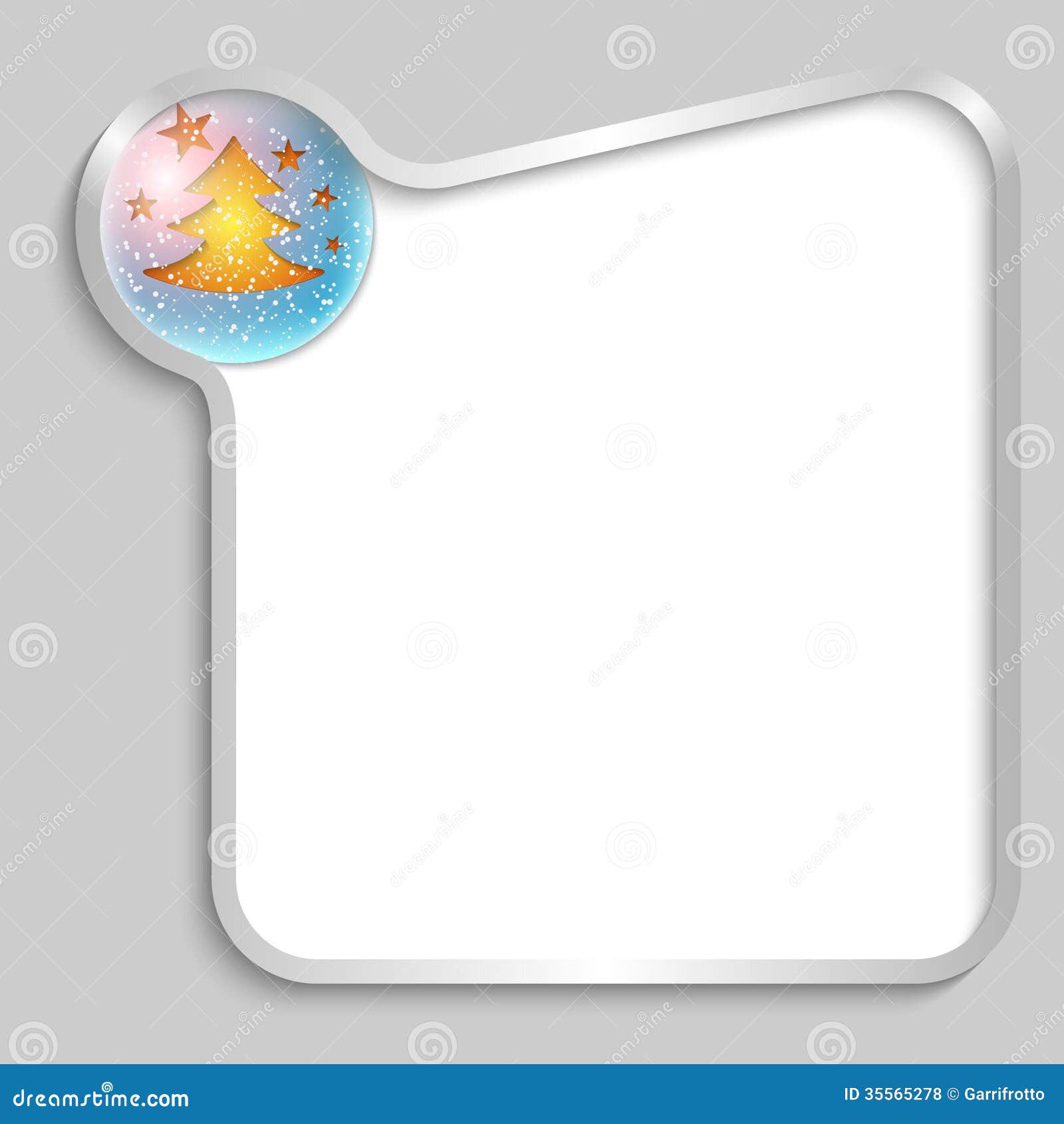 Silver text box stock vector. Illustration of modern - 35565278