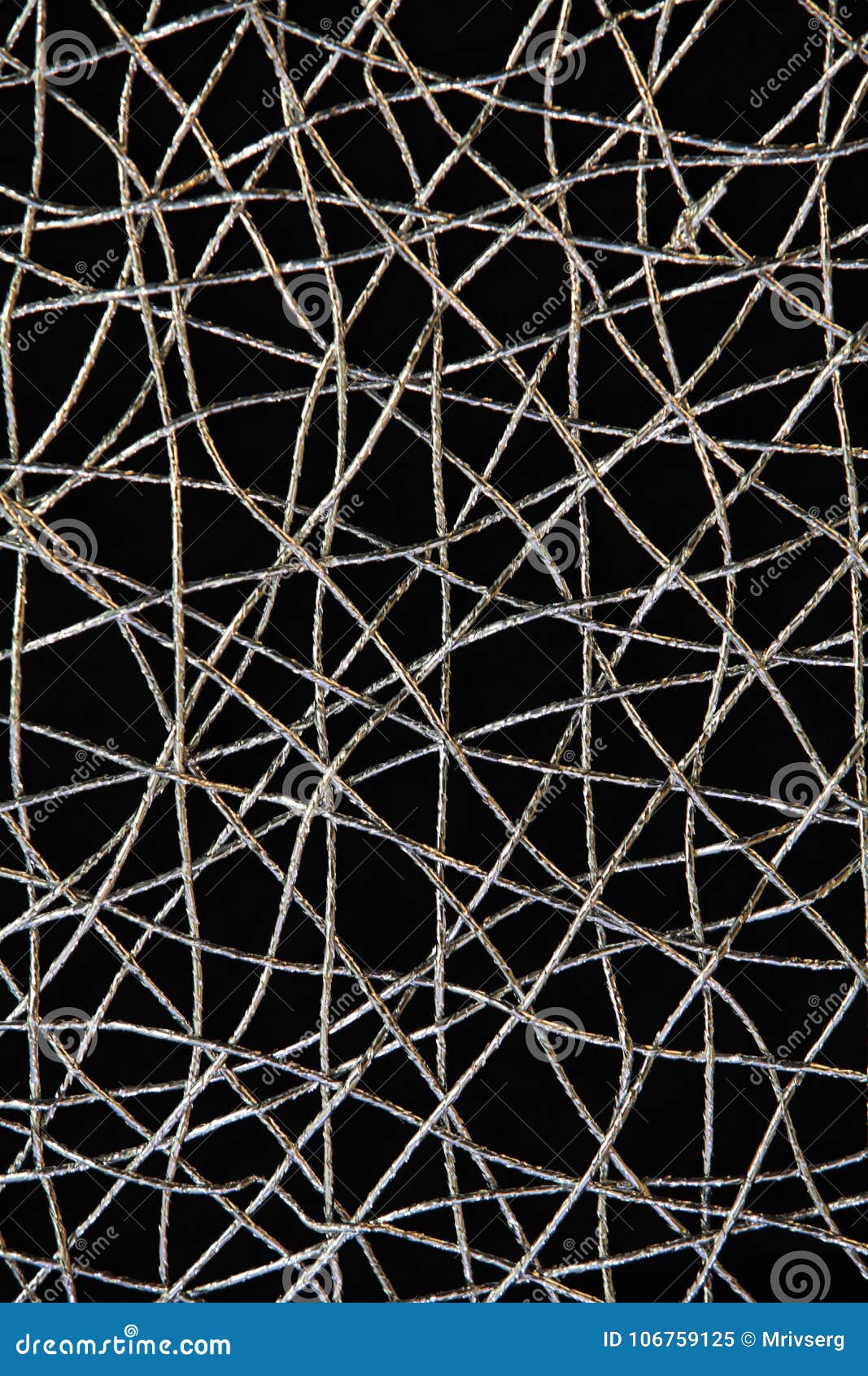 Silver threads weave stock image. Image of craft, closeup - 106759125