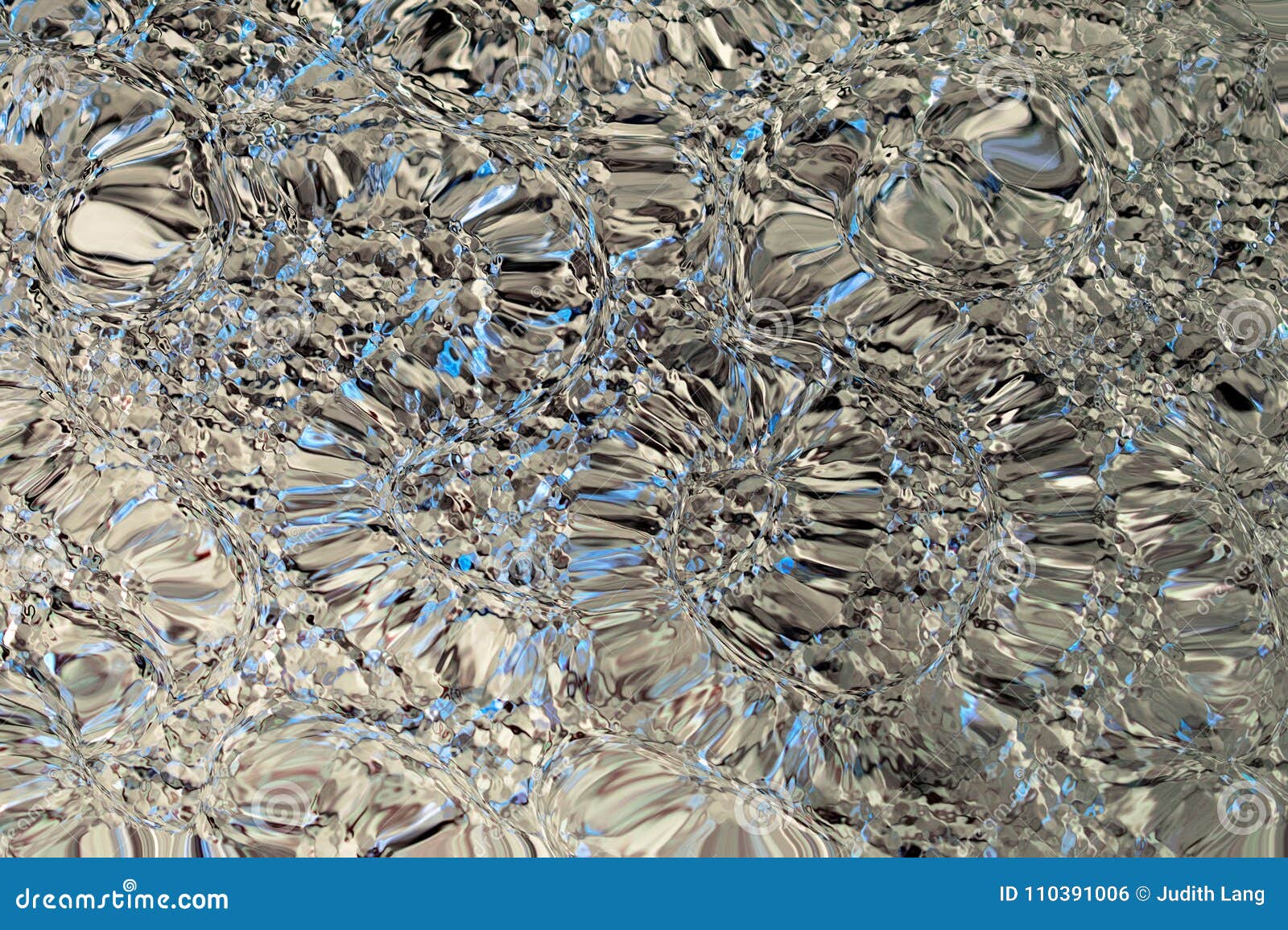 Silver and Blue Crystal Like Texture and Background Stock Photo - Image ...