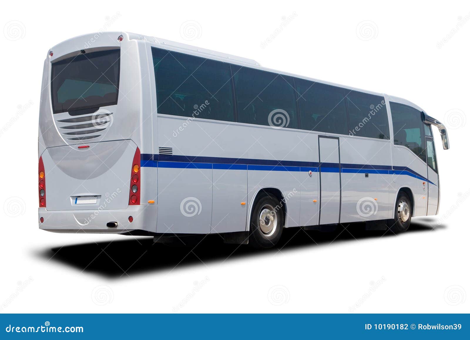 Silver Tour Bus stock photo. Image of tourism, mass, glass - 10190182