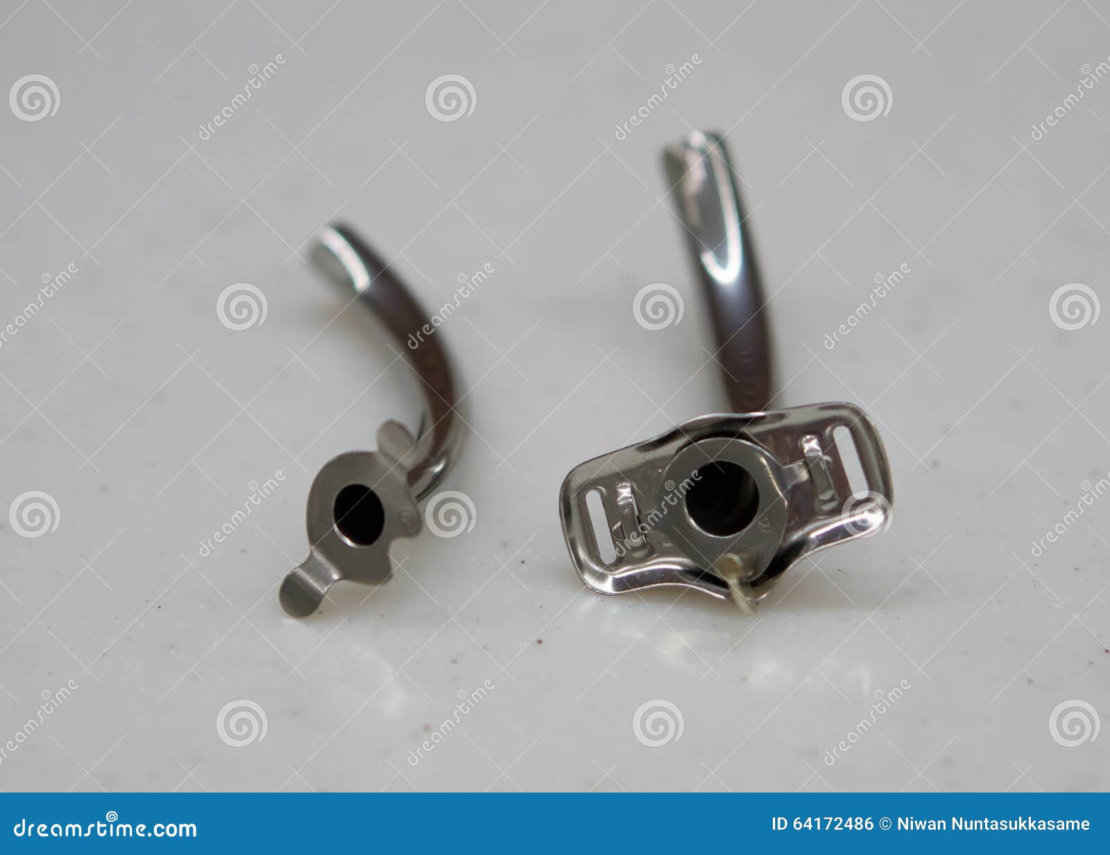 Silver Tracheostomy Tube Stock Photography | CartoonDealer.com #64172486