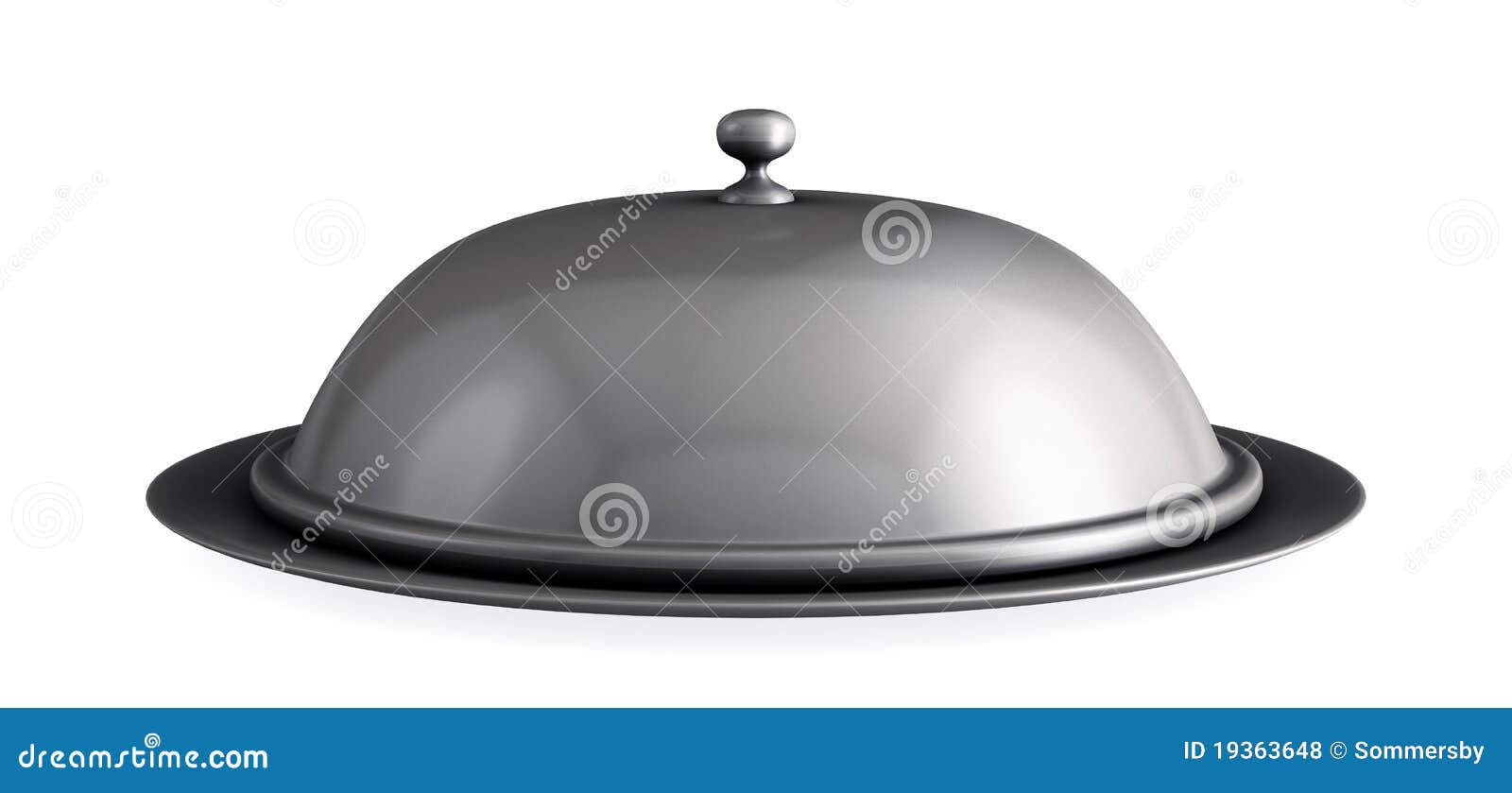 Silver tray for food stock illustration. Illustration of dishware ...