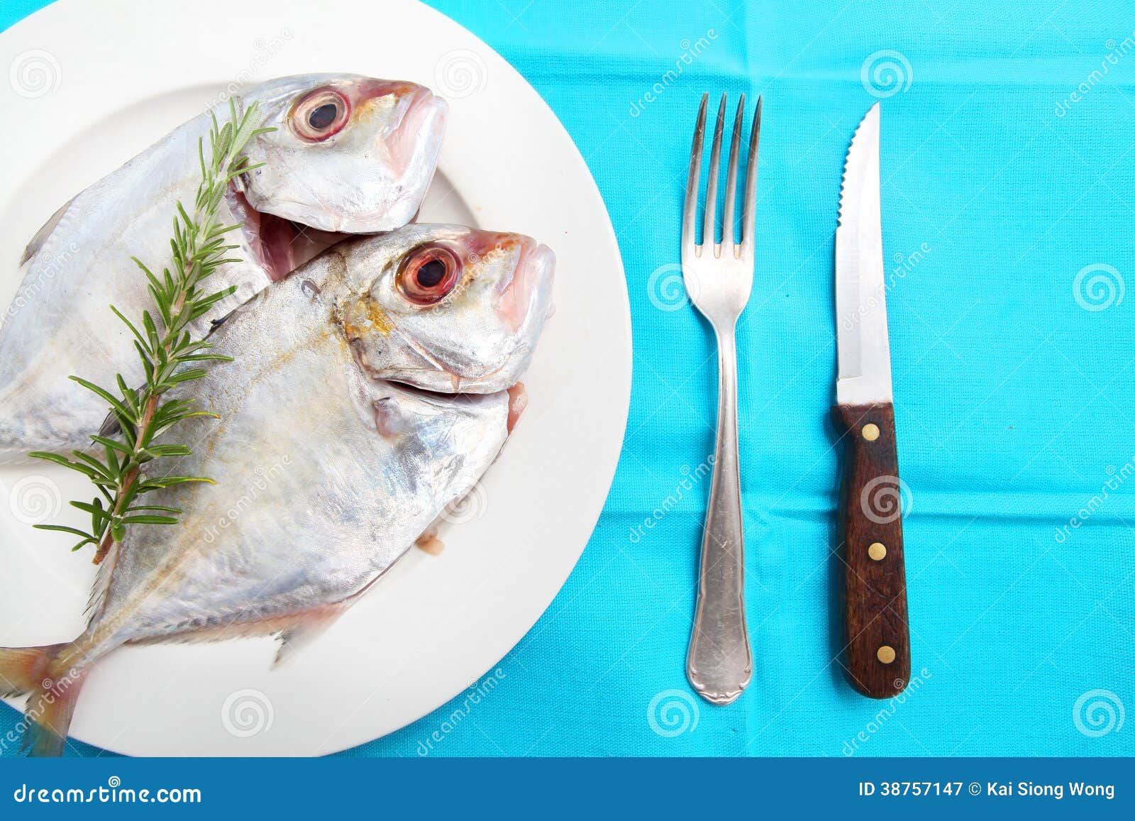 Silver Trevally stock image. Image of spat, popular, young - 38757147
