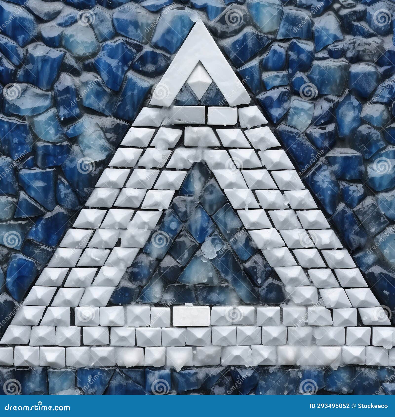 Silver Triangle with Blue Mosaic Tiles - Esoteric Iconography and ...