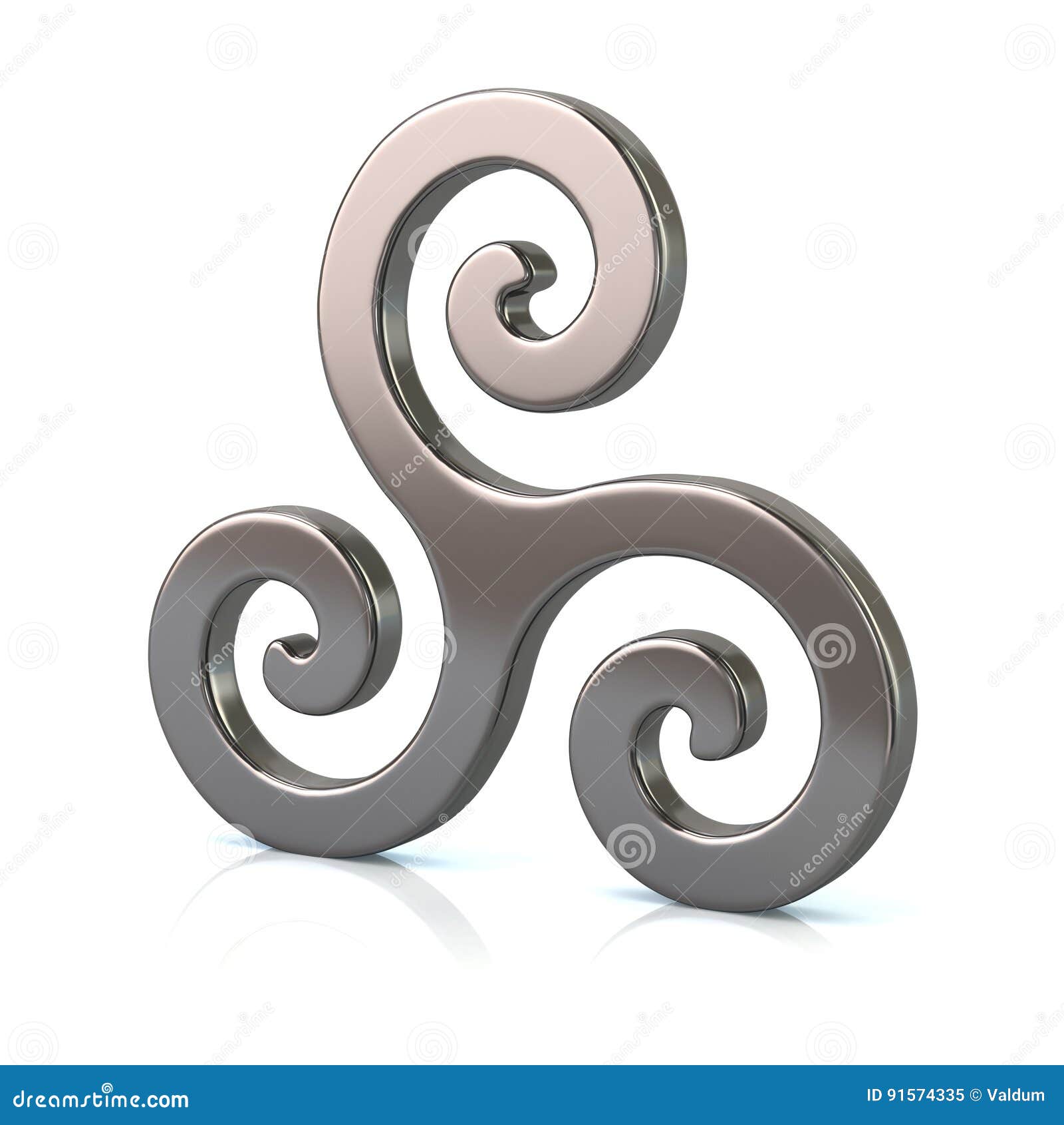 Triple Spiral Symbol Candles Stock Photography | CartoonDealer.com ...
