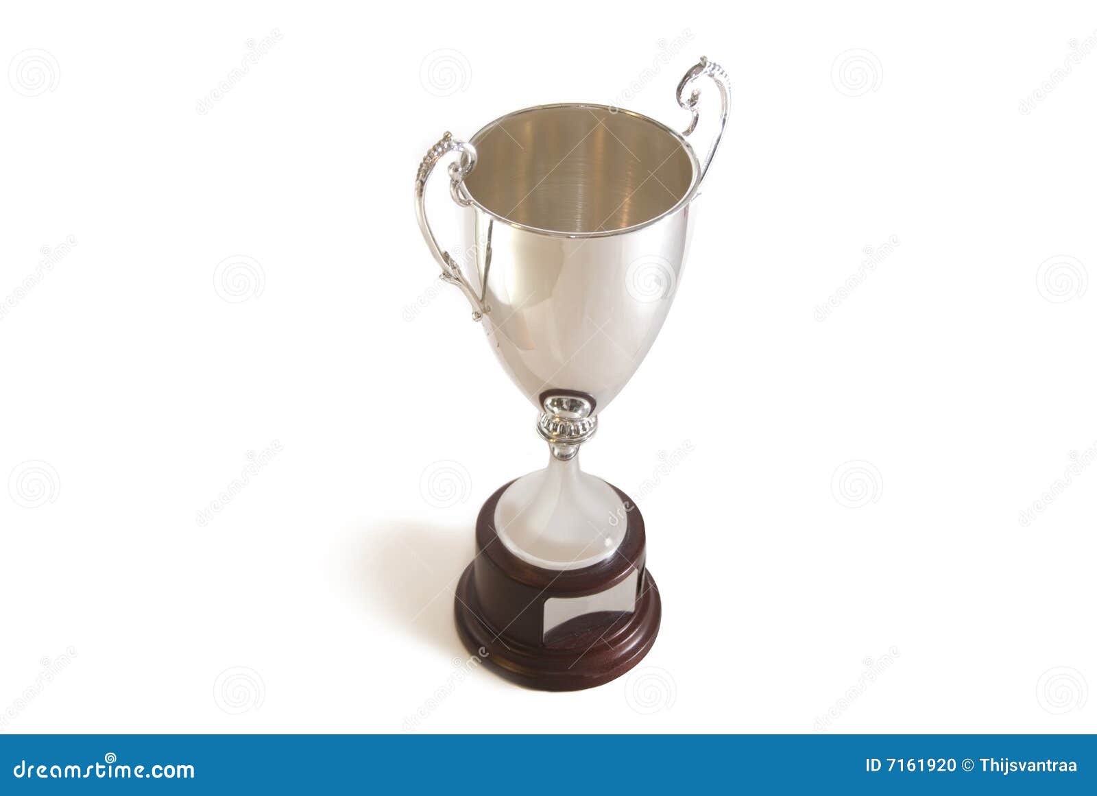 Silver trophee cup stock photo. Image of awarding, metal - 7161920