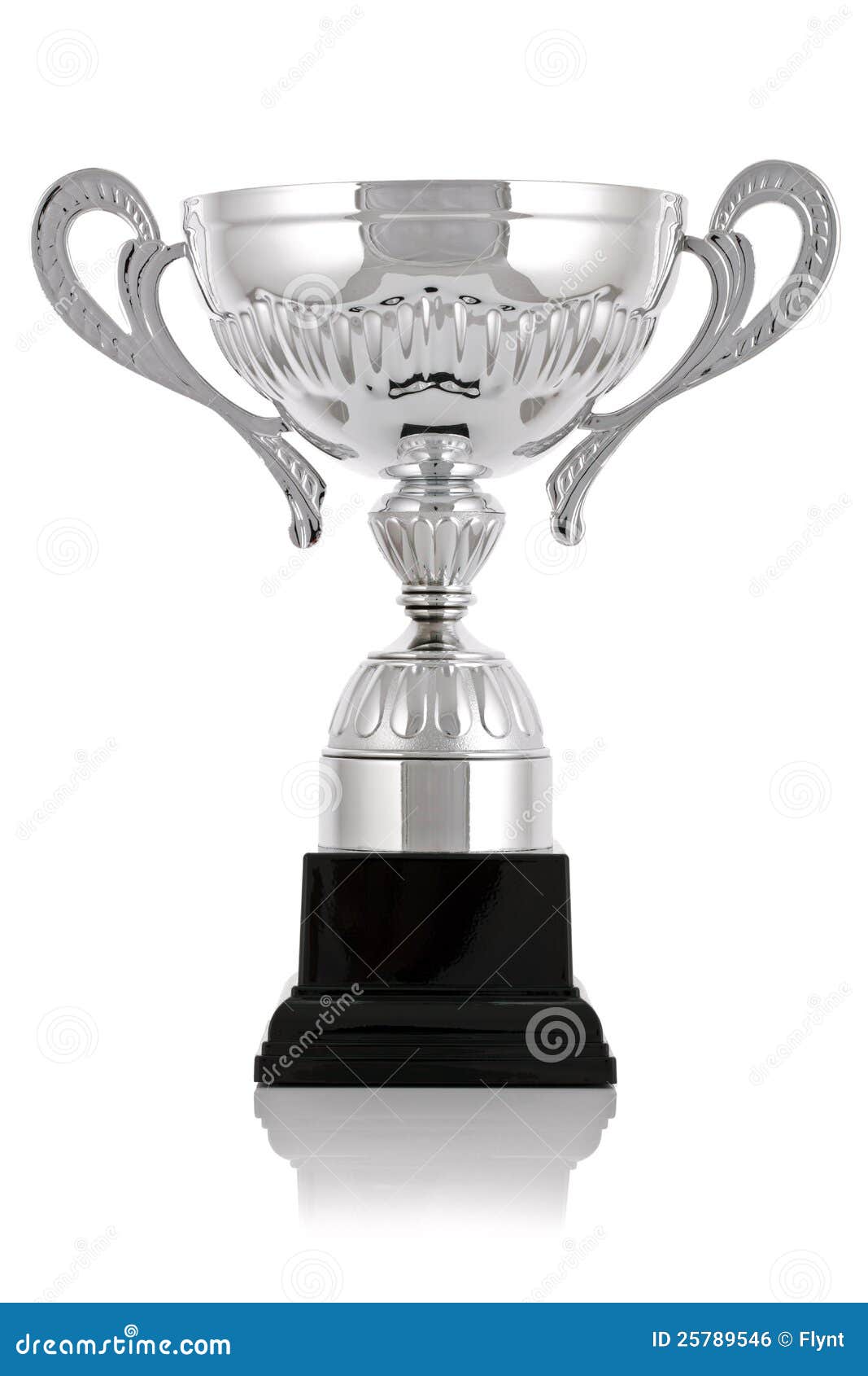 Silver trophy stock photo. Image of achievement, shot - 25789546