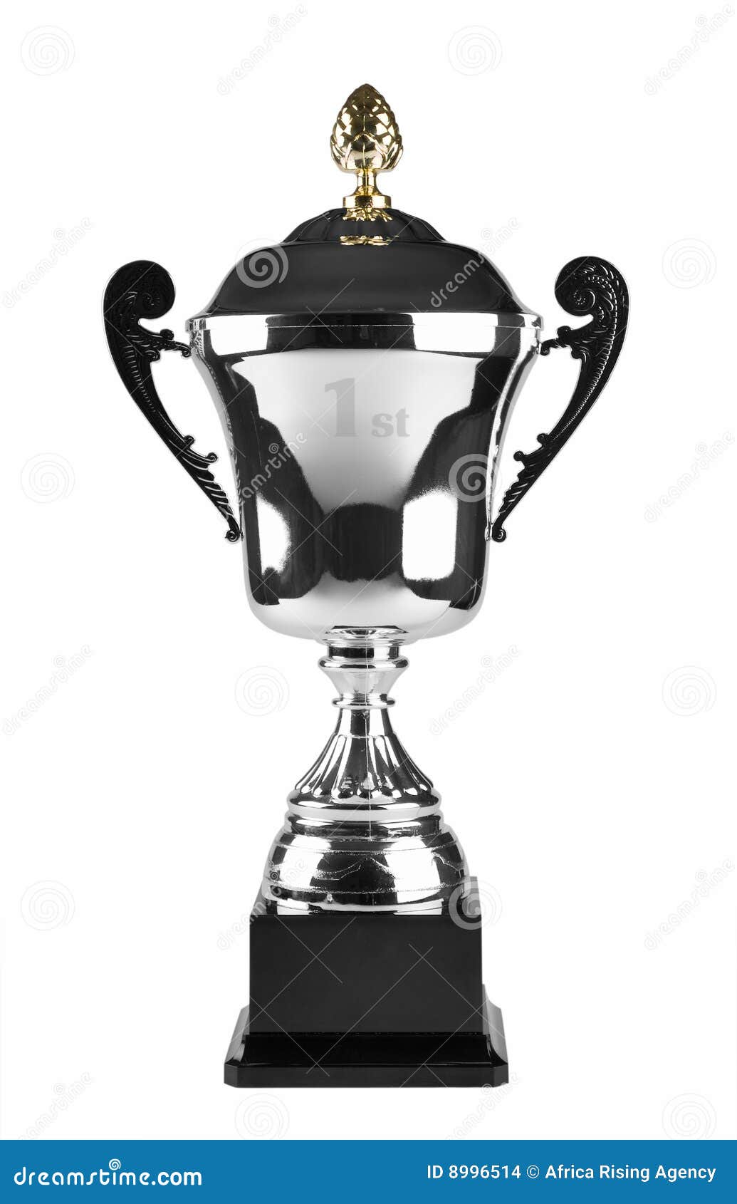 Silver trophy stock photo. Image of competitive, silver - 8996514
