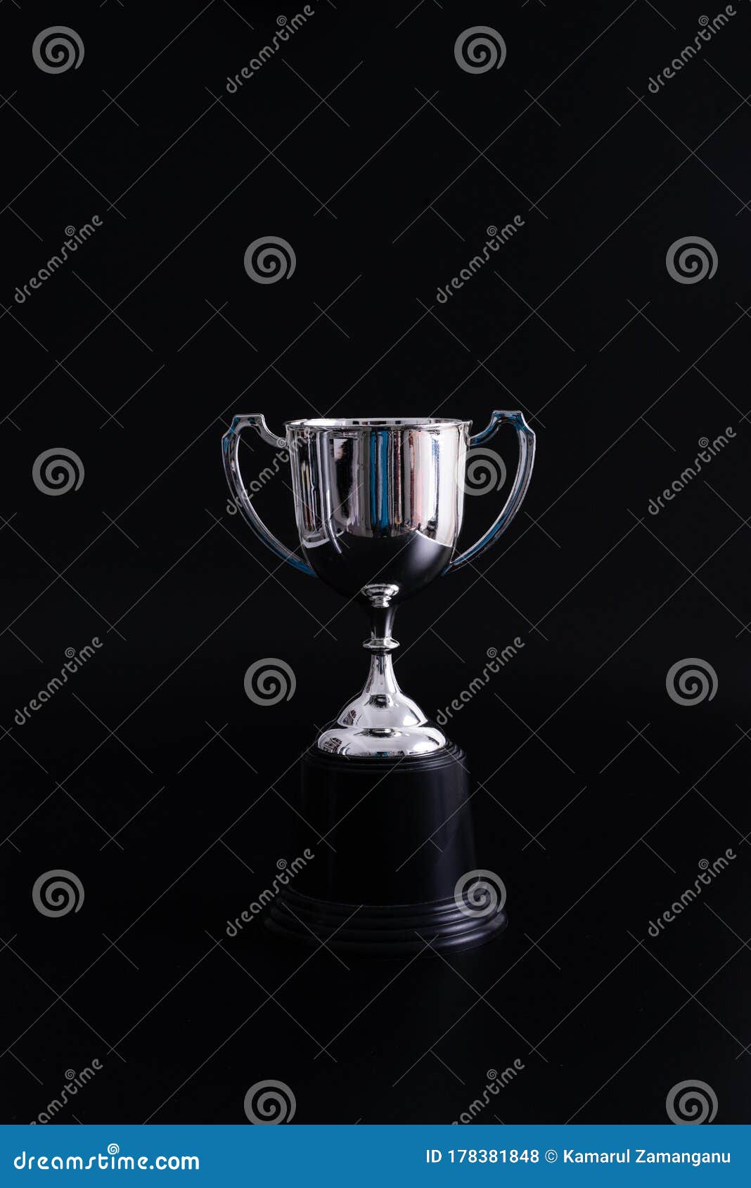 Silver trophy stock photo. Image of golden, pride, metal - 178381848