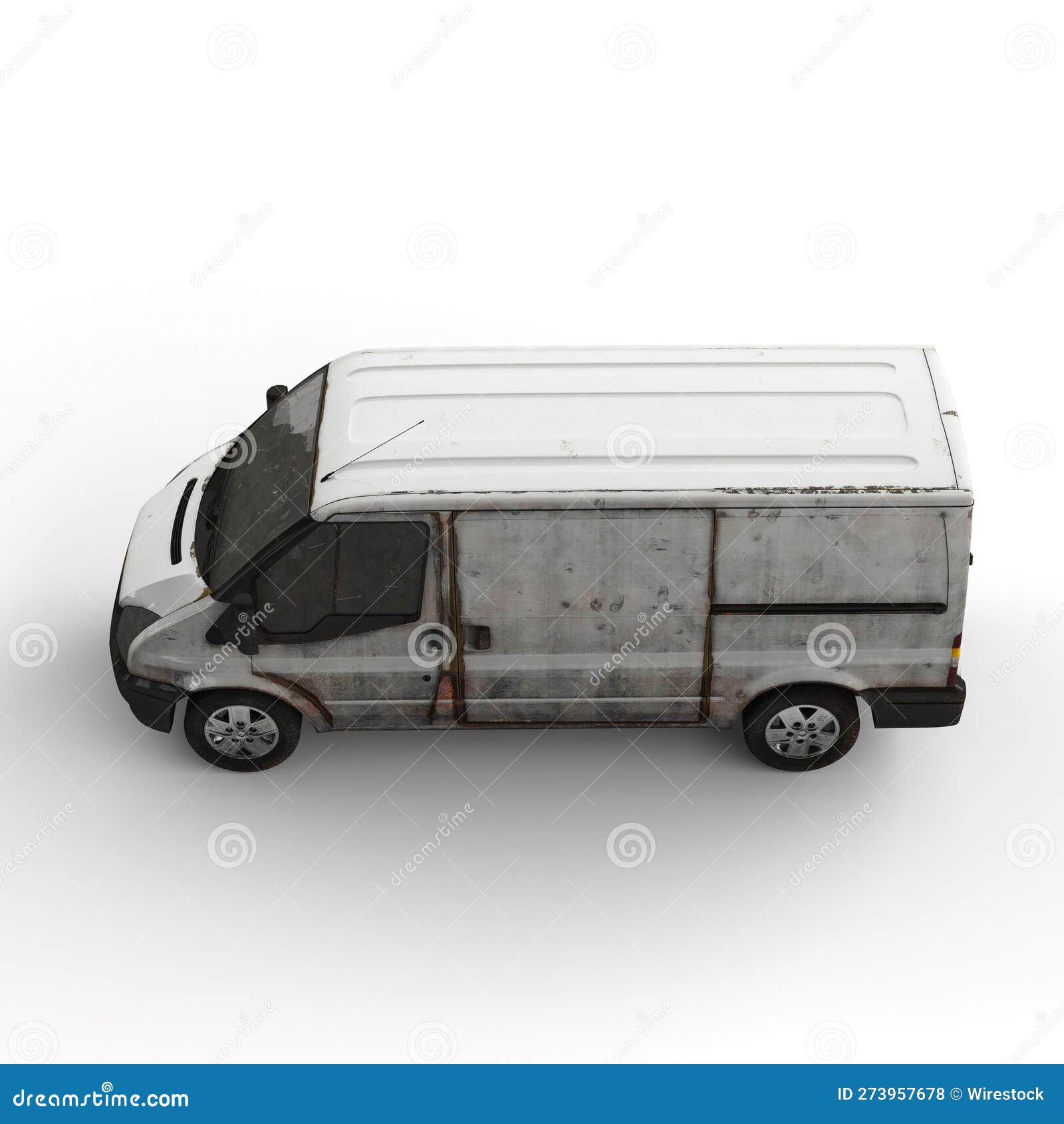A Silver Van with Its Door Open, and Some Doors Opened Stock Photo ...