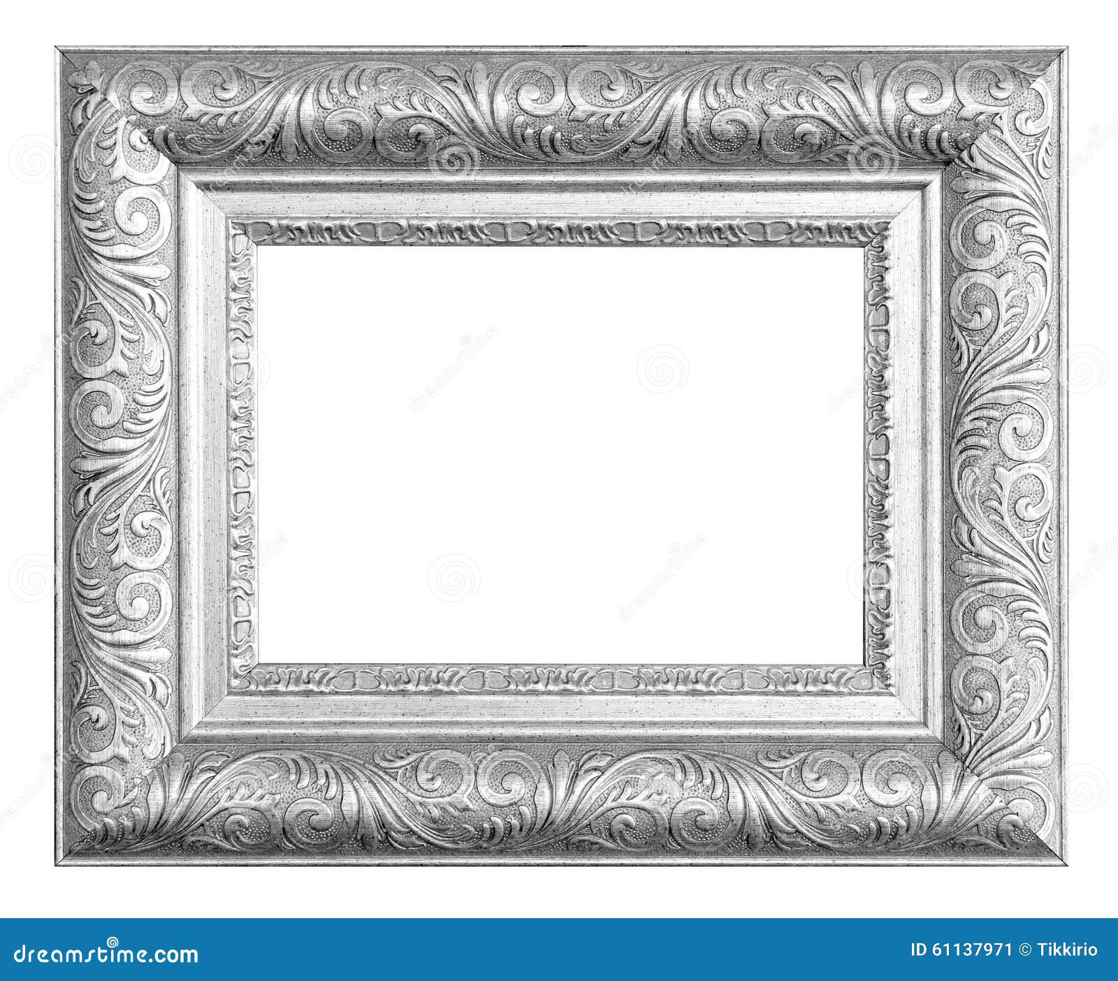 Antique Silver Picture Frame