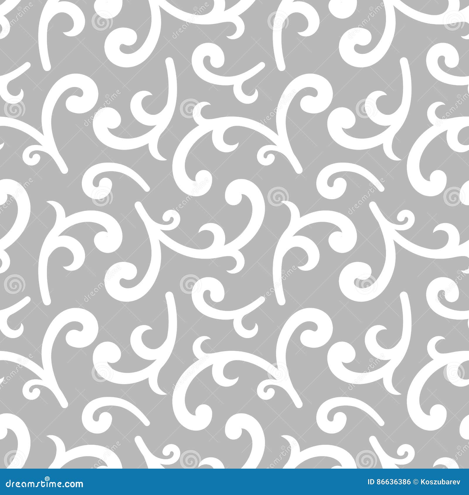 Silver vintage wallpaper. stock vector. Illustration of pattern - 86636386