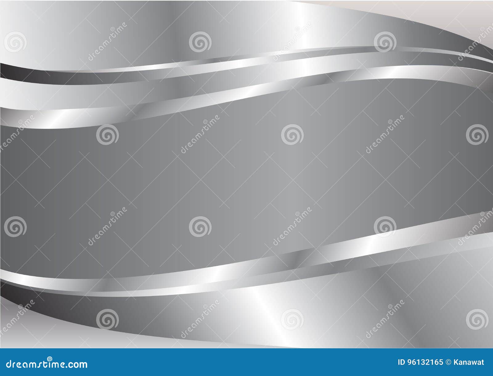 Silver Wave Abstract Vector Background Stock Vector - Illustration of ...
