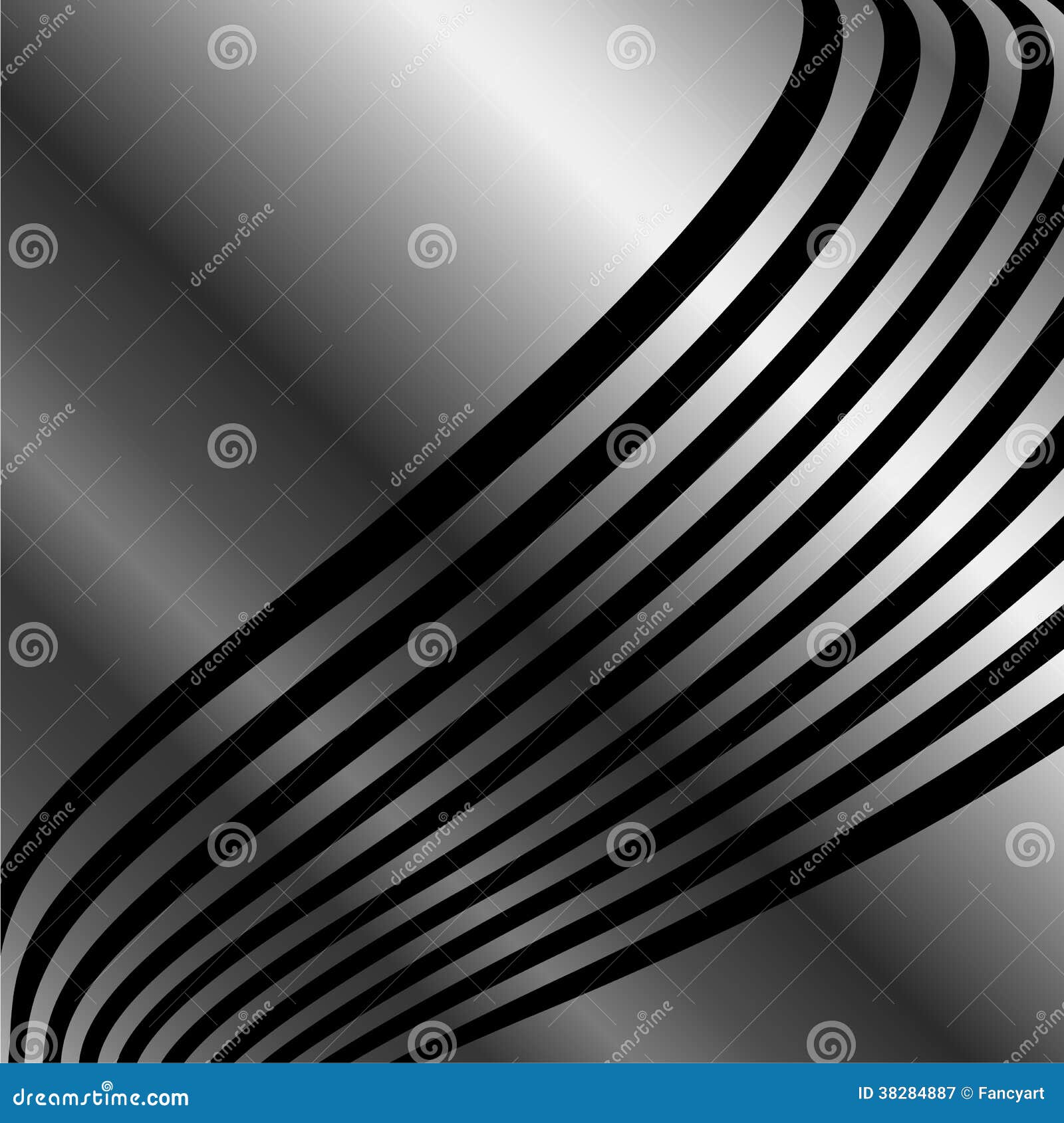 Silver wave background stock vector. Illustration of argentum - 38284887