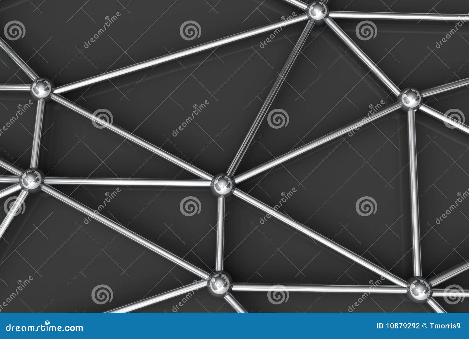 Silver Web stock illustration. Illustration of link, structure - 10879292
