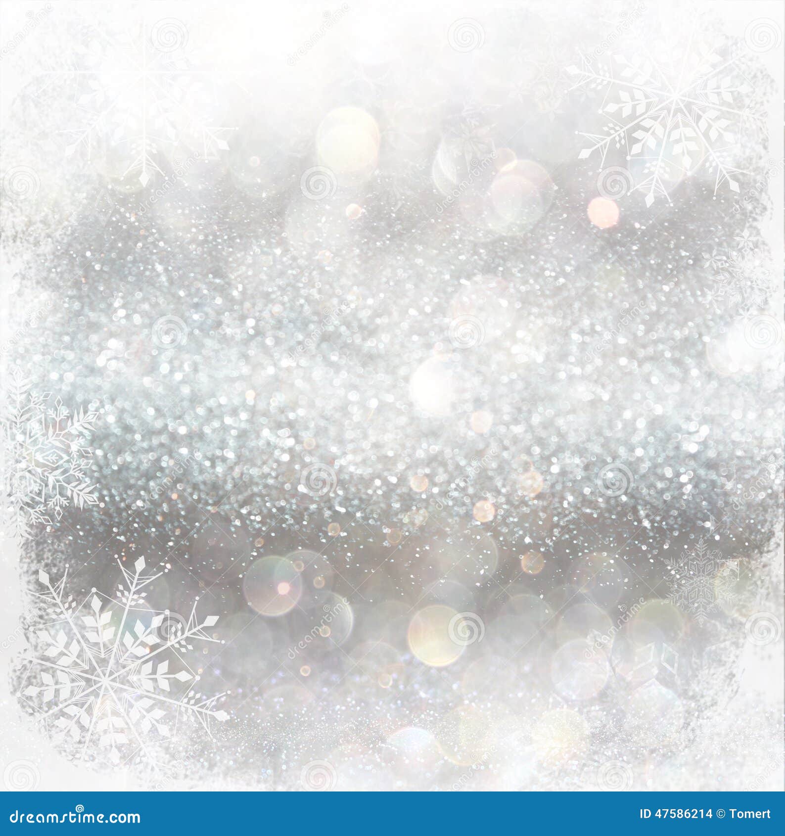 Silver Snowflake Royalty-Free Stock Photography | CartoonDealer.com ...