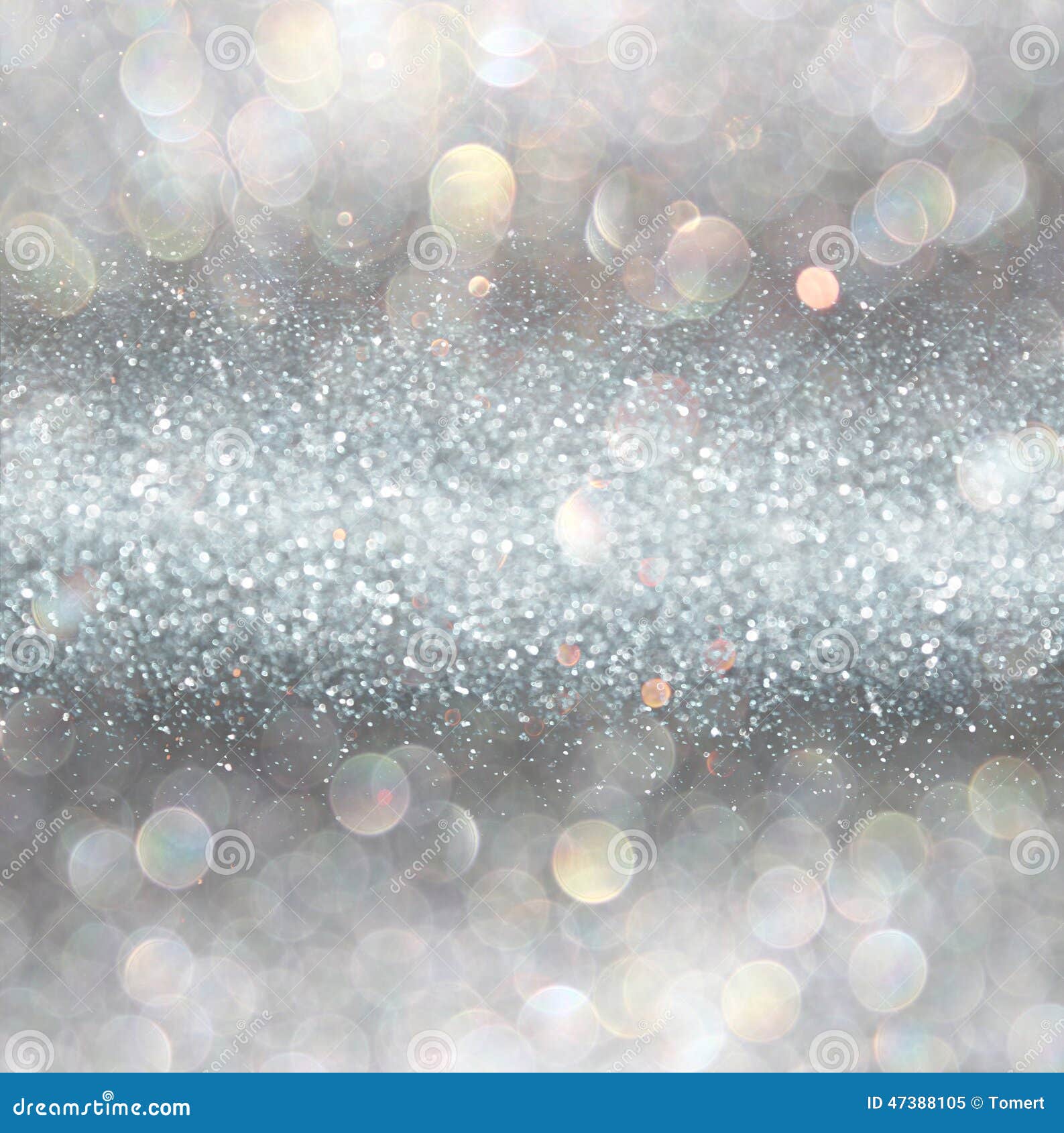 Silver and White Bokeh Lights Defocused Stock Image - Image of bokeh ...