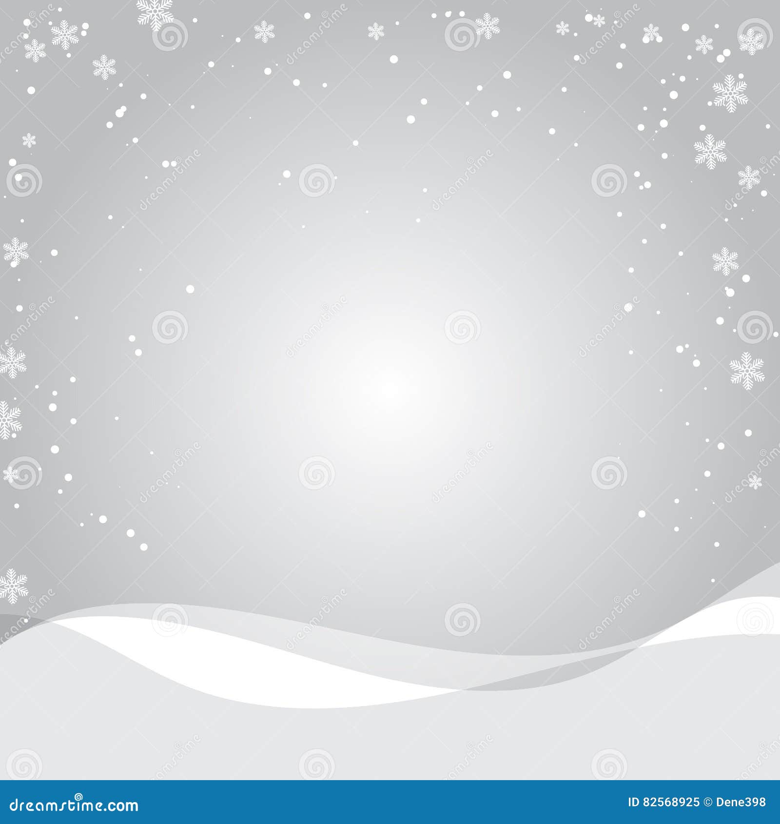 Silver And White Snowflake Background Stock Vector - Illustration of ...