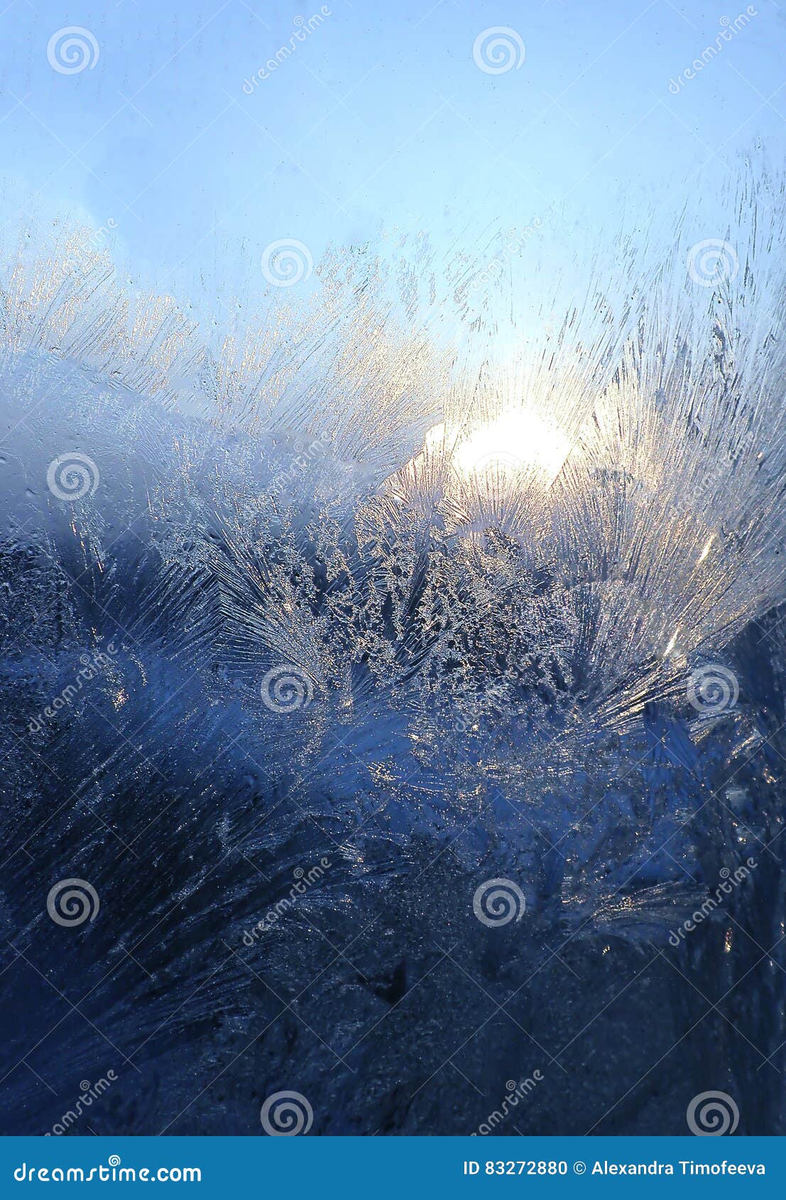 Silver Winter Background with Frost Pattern Stock Photo - Image of ...