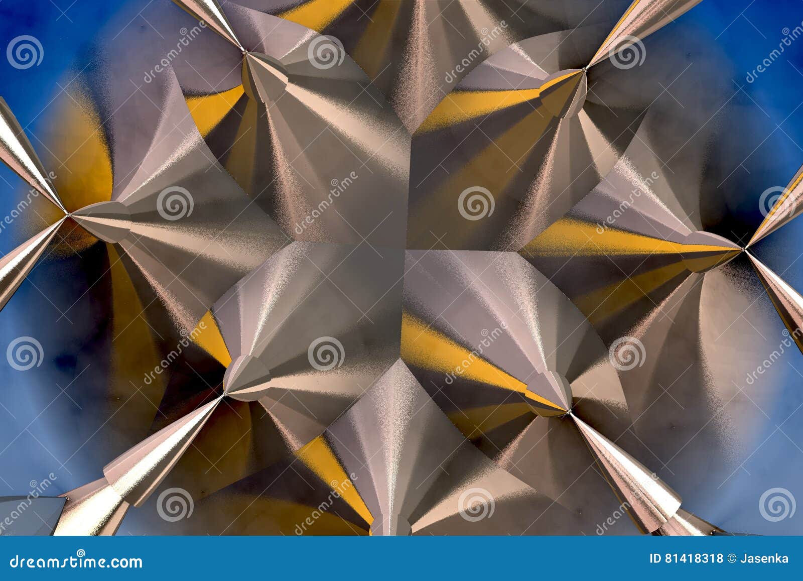 Silver and yellow abstract stock illustration. Illustration of abstract ...