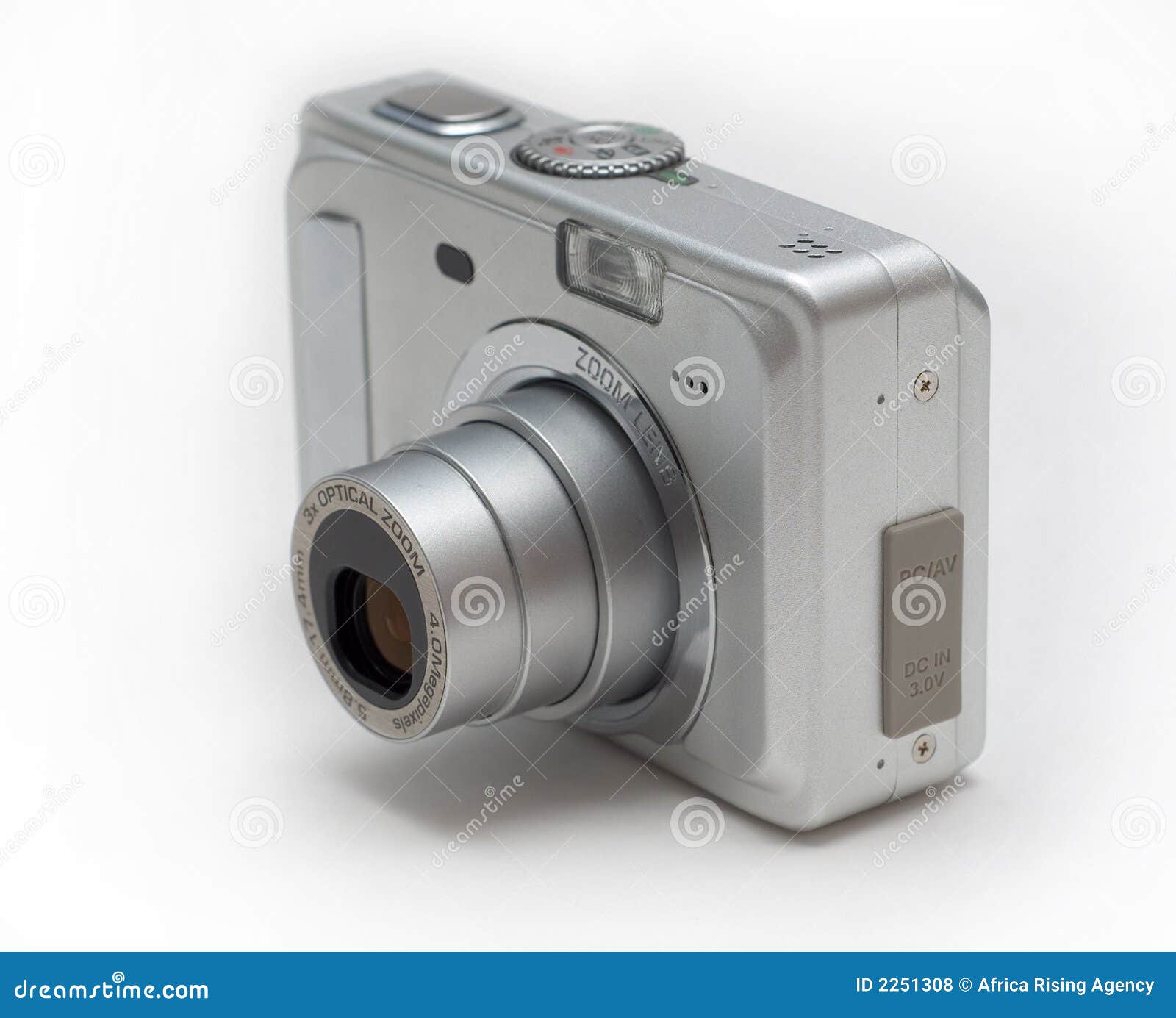 Silver zoom camera stock photo. Image of optic, electronic - 2251308