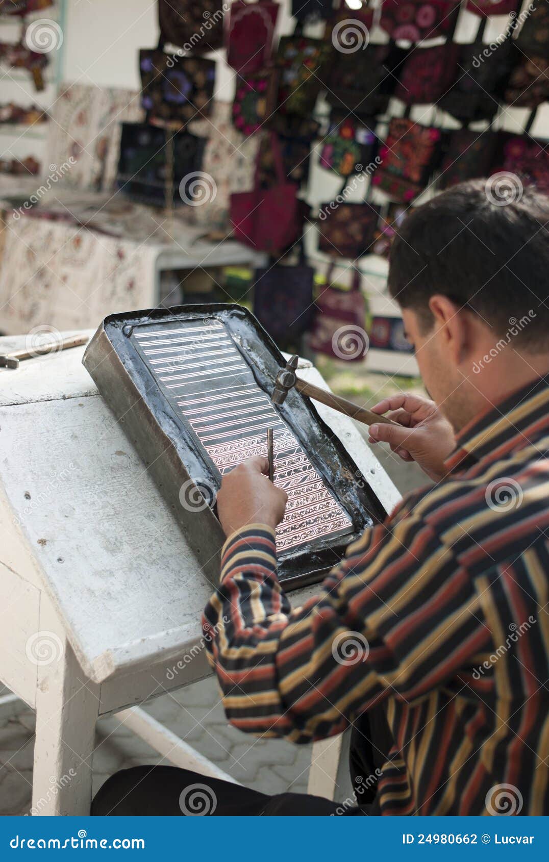 Silversmith editorial photography. Image of handmade - 24980662