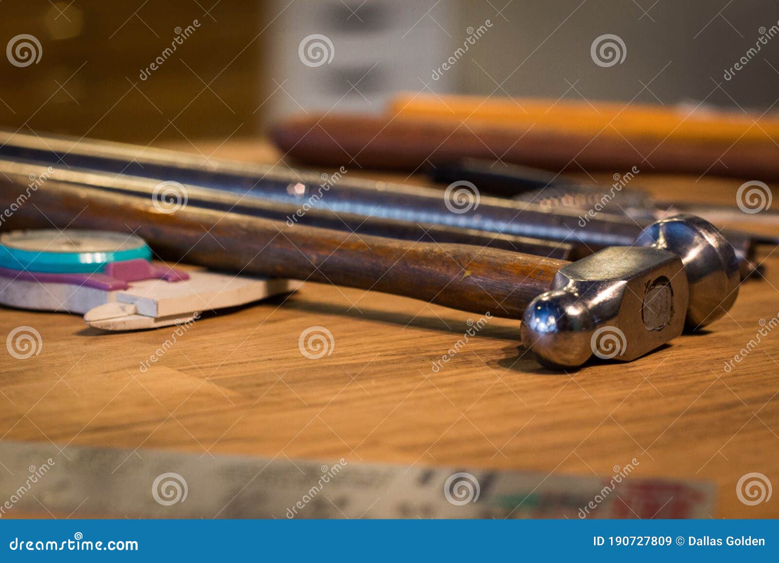 Close-up of a Silversmith’s Hammer Stock Image - Image of close ...