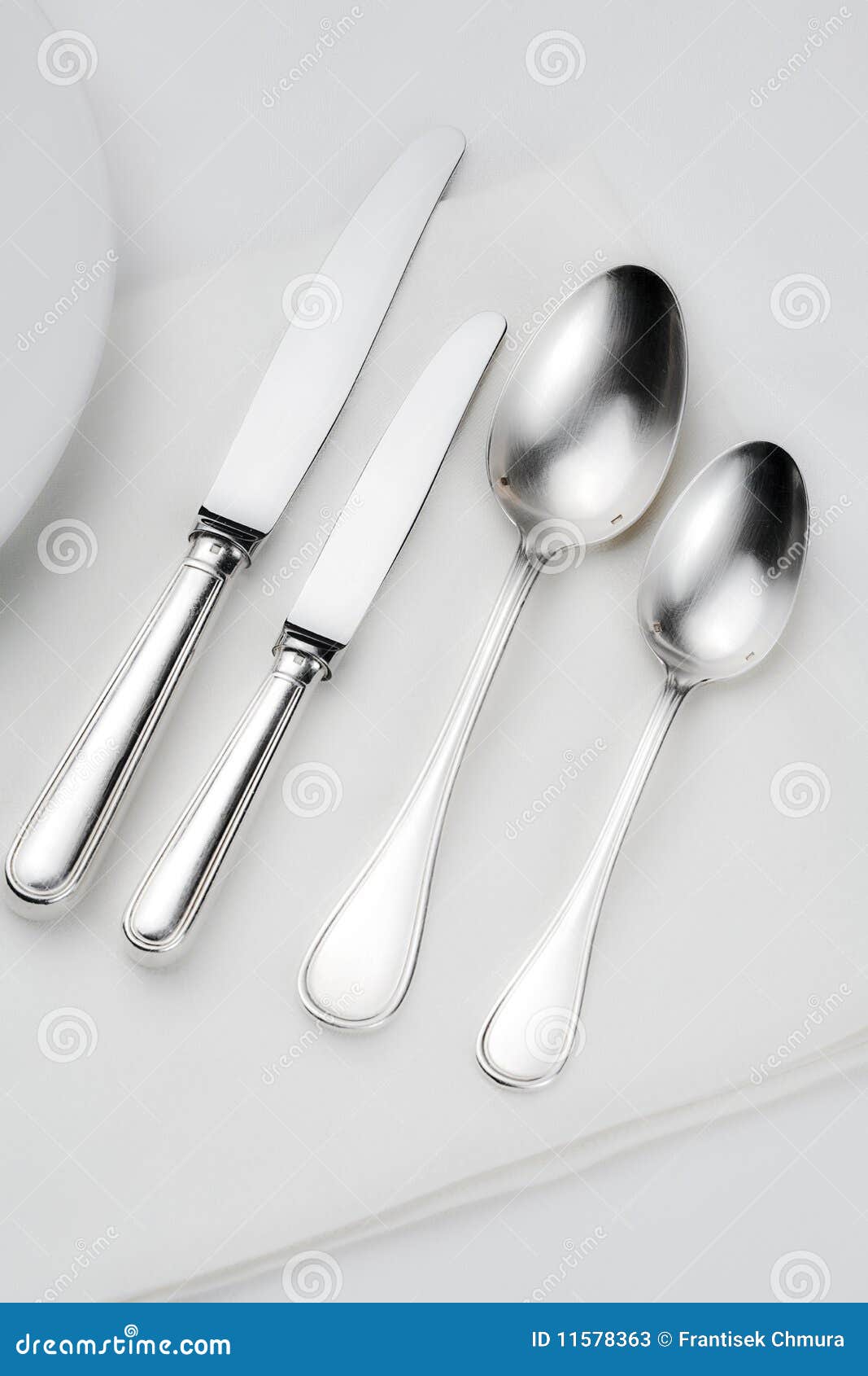 Silverware stock image. Image of shiny, utensil, elegant - 11578363