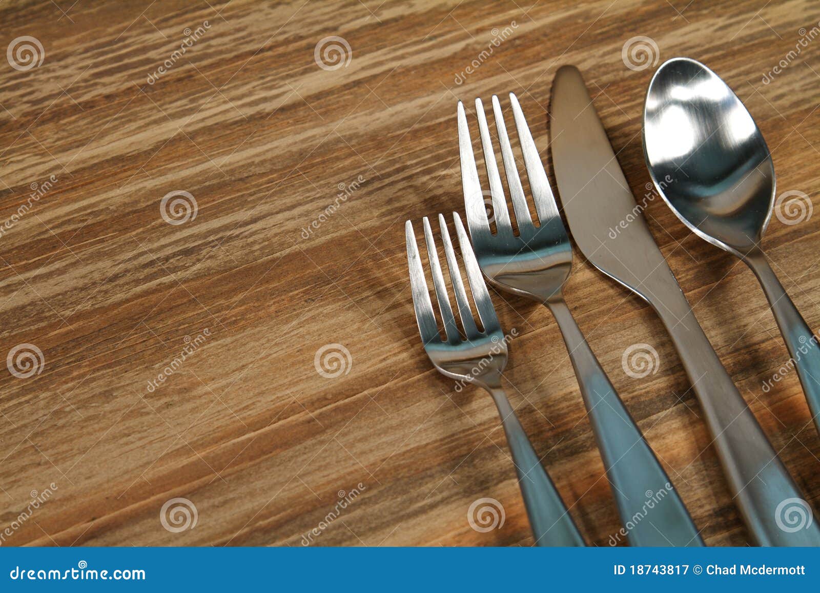 Silverware stock image. Image of silver, grain, silverware - 18743817