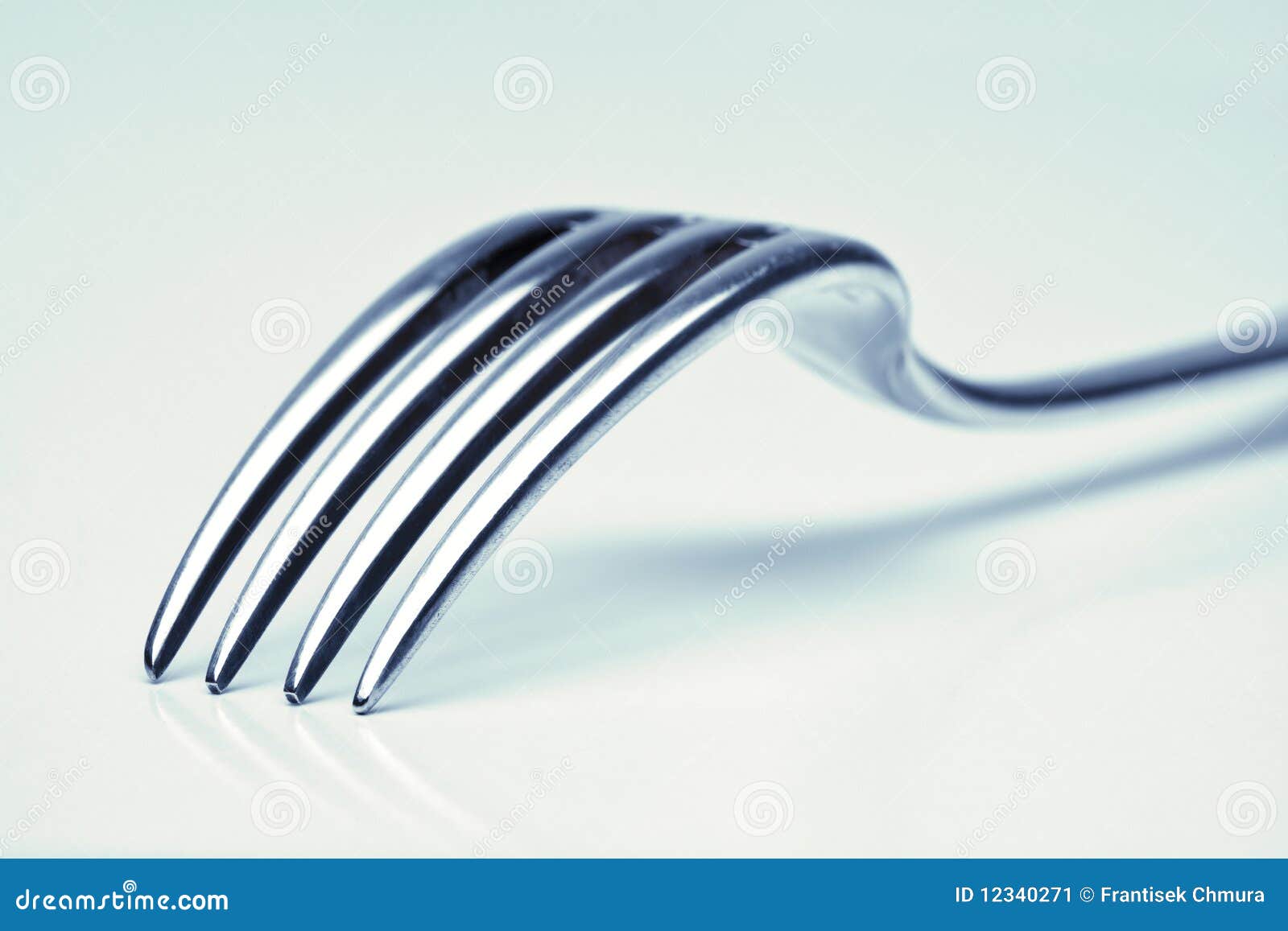 Silverware - Closeup of a Fork Stock Image - Image of tableware, clean ...