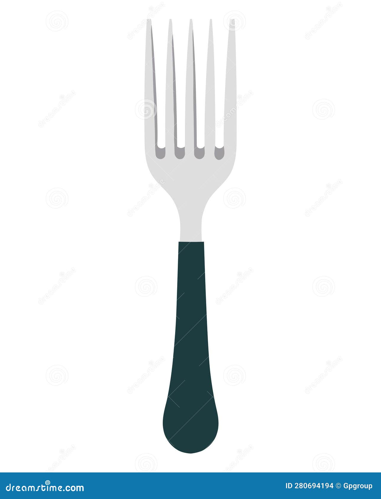 Silverware fork design stock vector. Illustration of food - 280694194