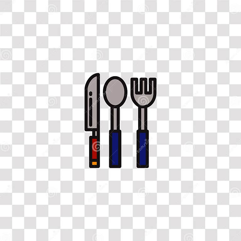 Silverware Icon Sign and Symbol. Silverware Color Icon for Website ...