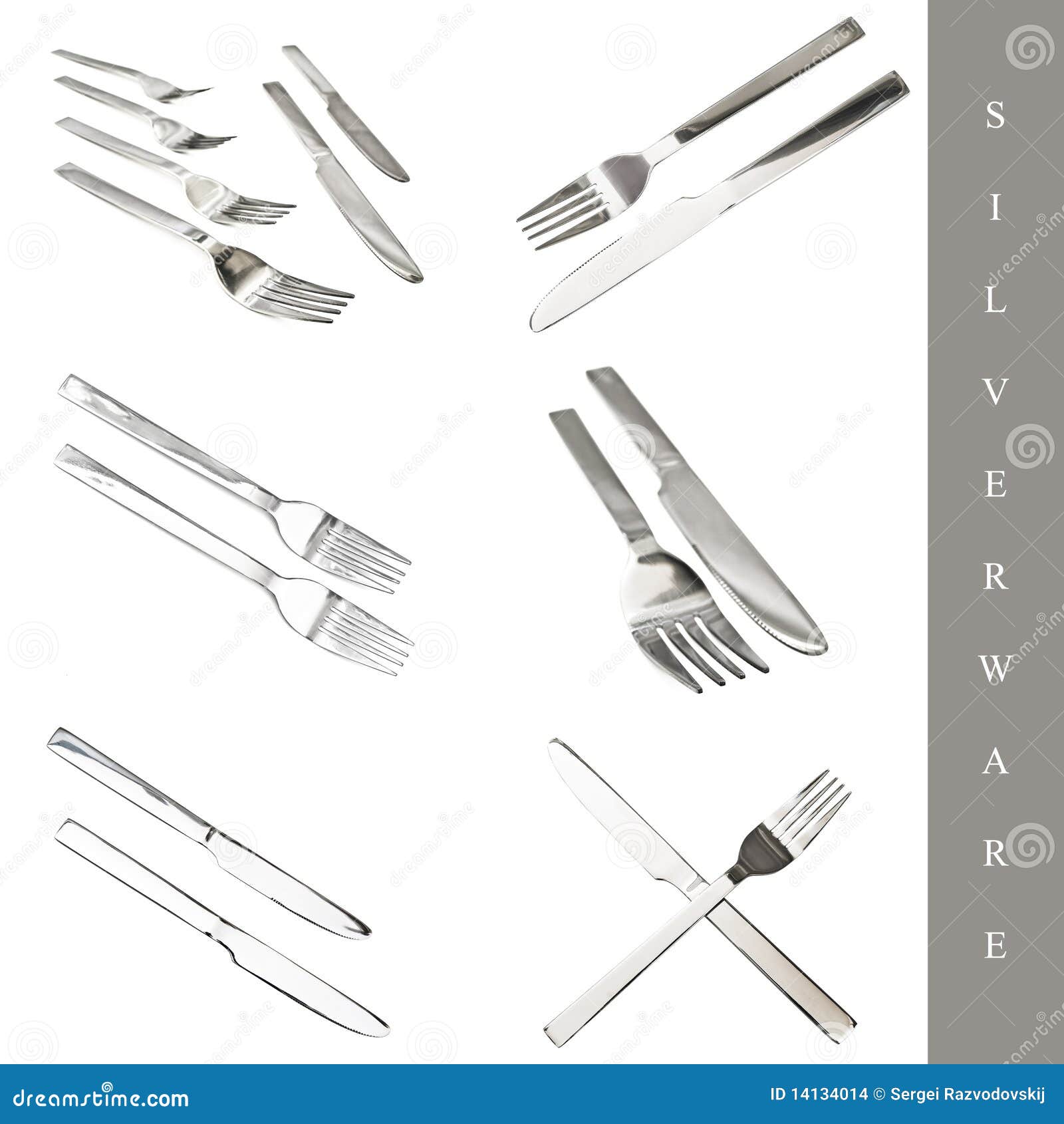 Silverware set stock photo. Image of service, tableware - 14134014
