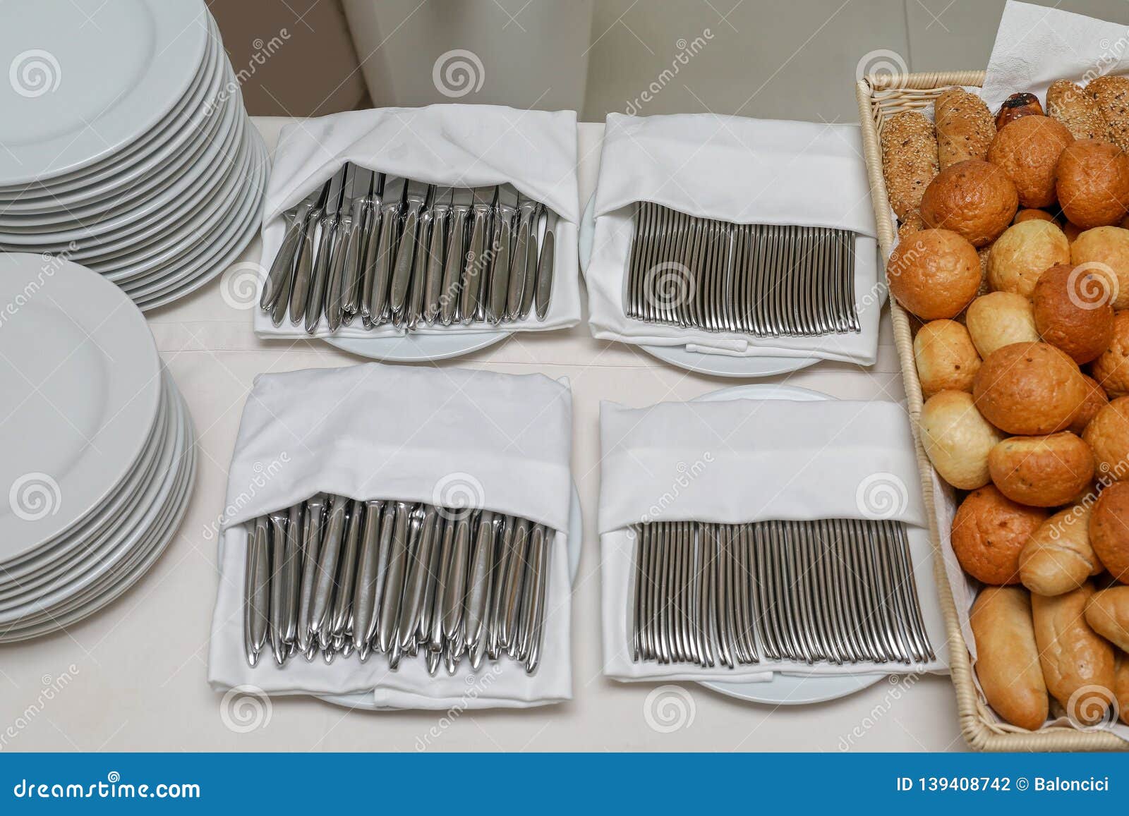 Silverware Tableware stock photo. Image of food, forks - 139408742