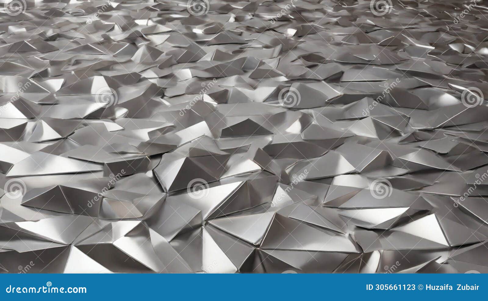 "Silvery Symphony: Dynamic Silver Geometric Patterns for Modern Visuals ...