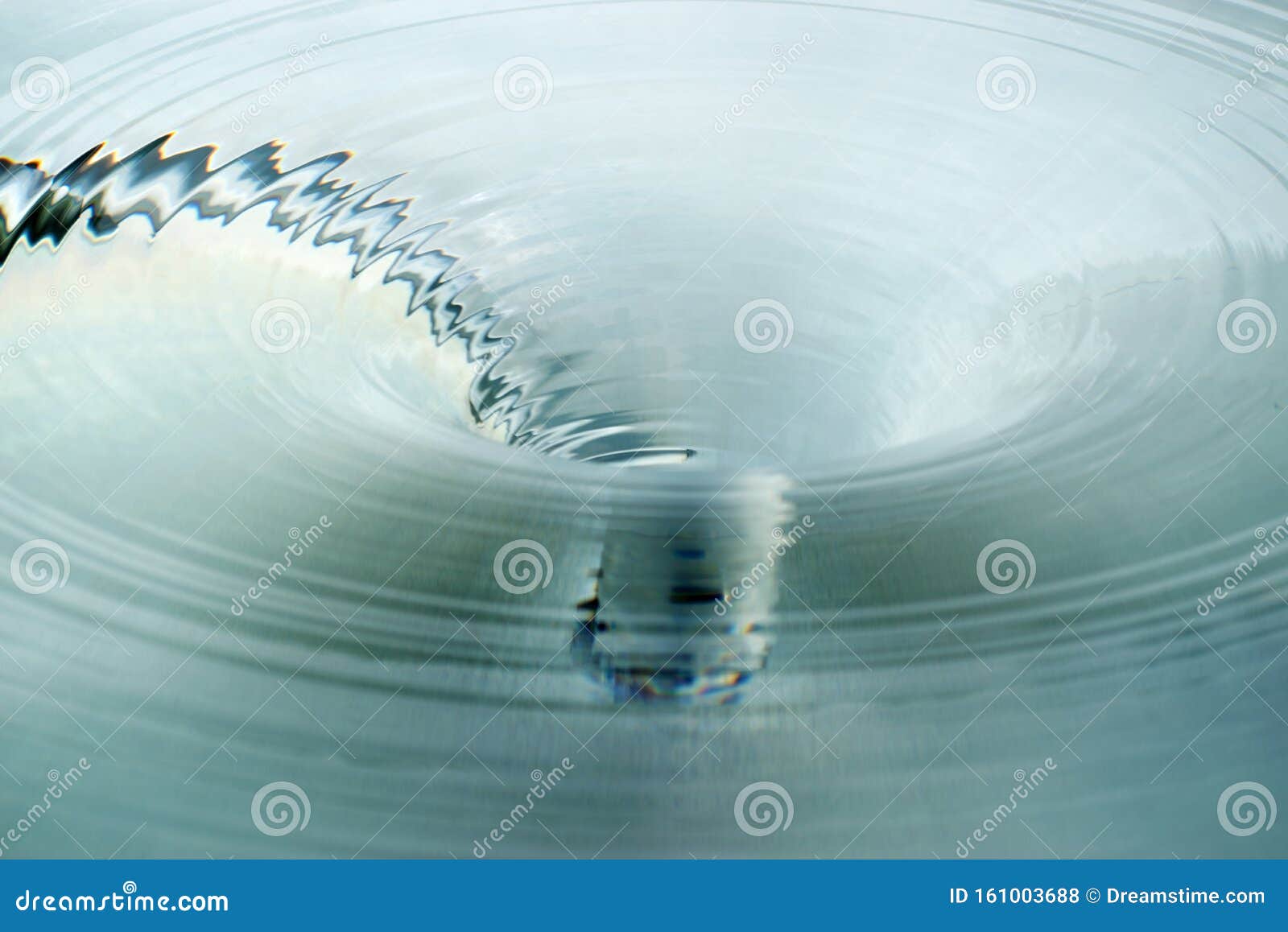 Silvery Vortex of Swirling Water Stock Photo - Image of vortex ...