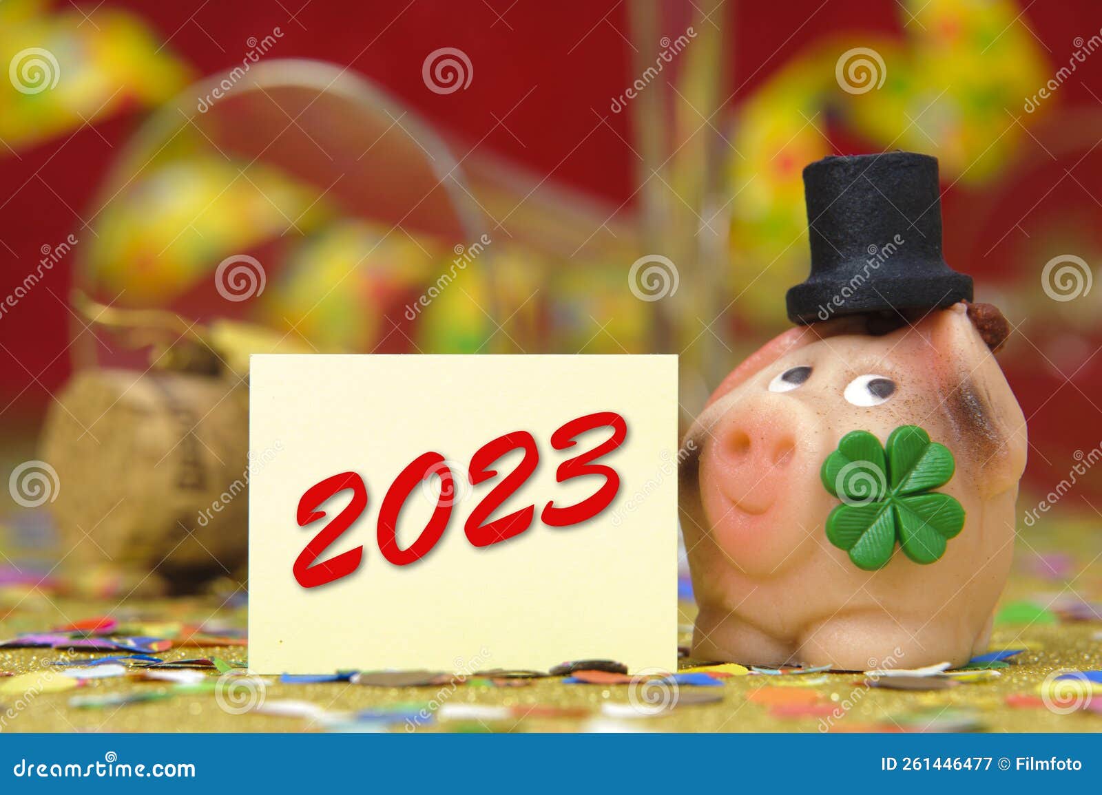 Silvester and New Year`s Eve 2023 Stock Image - Image of celebrate ...