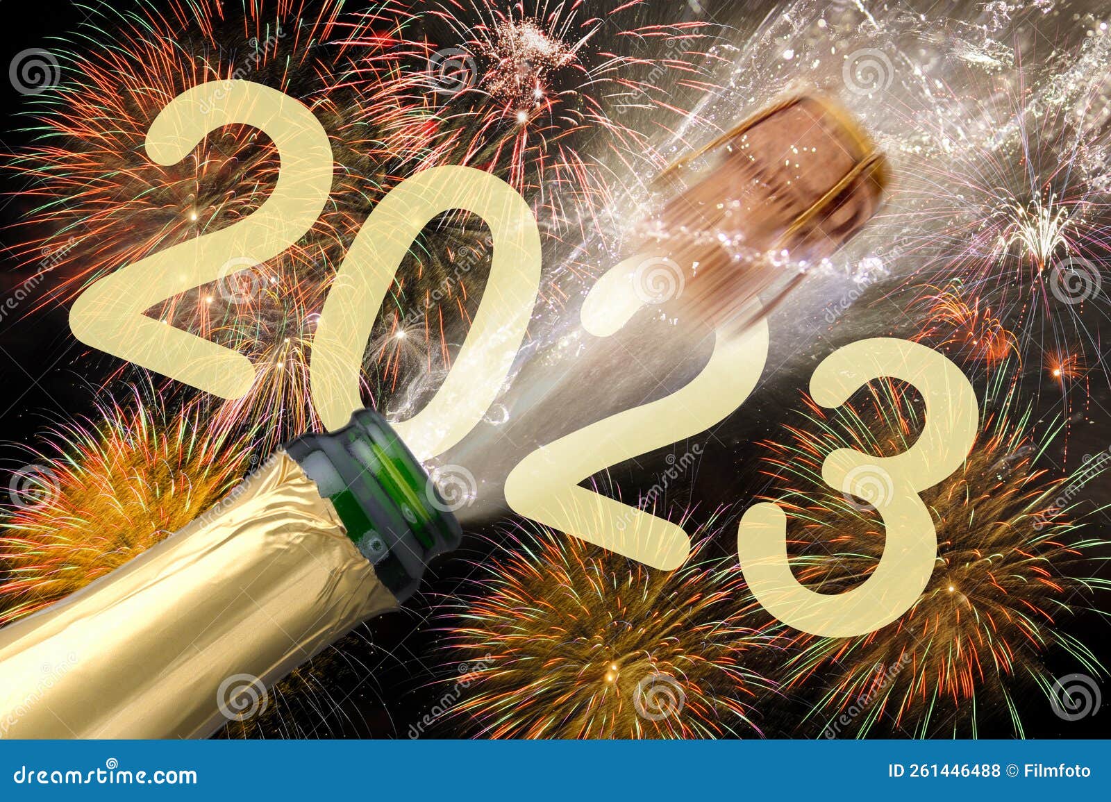 Silvester and New Year`s Eve 2023 Stock Photo - Image of greetings ...