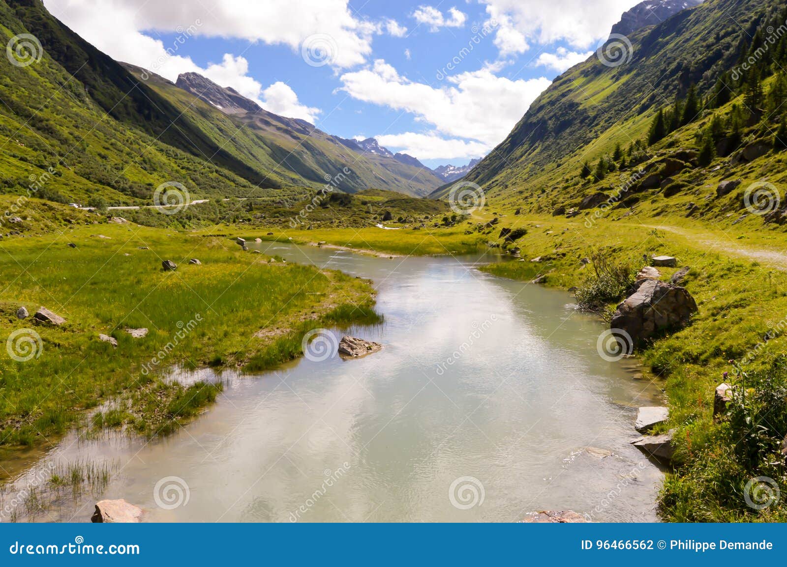 The Silvretta Massif in the Central Stock Photo - Image of landscapes ...