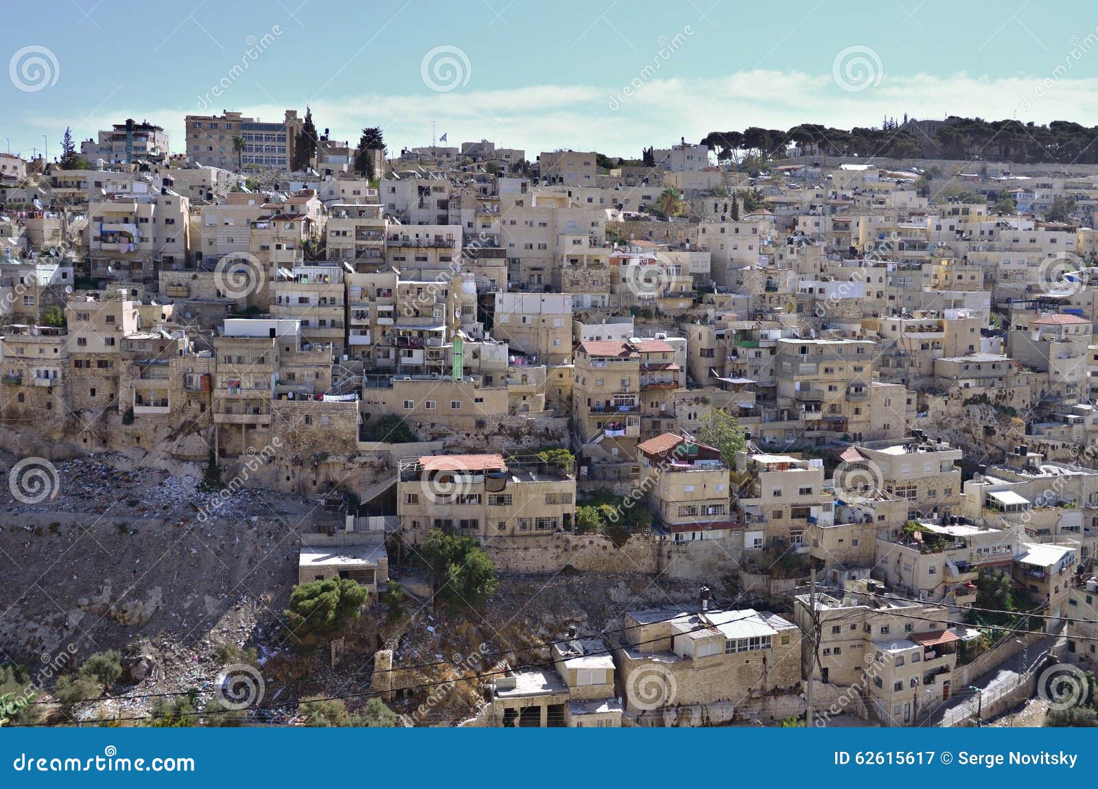 Silwan Village stock image. Image of history, travel - 62615617