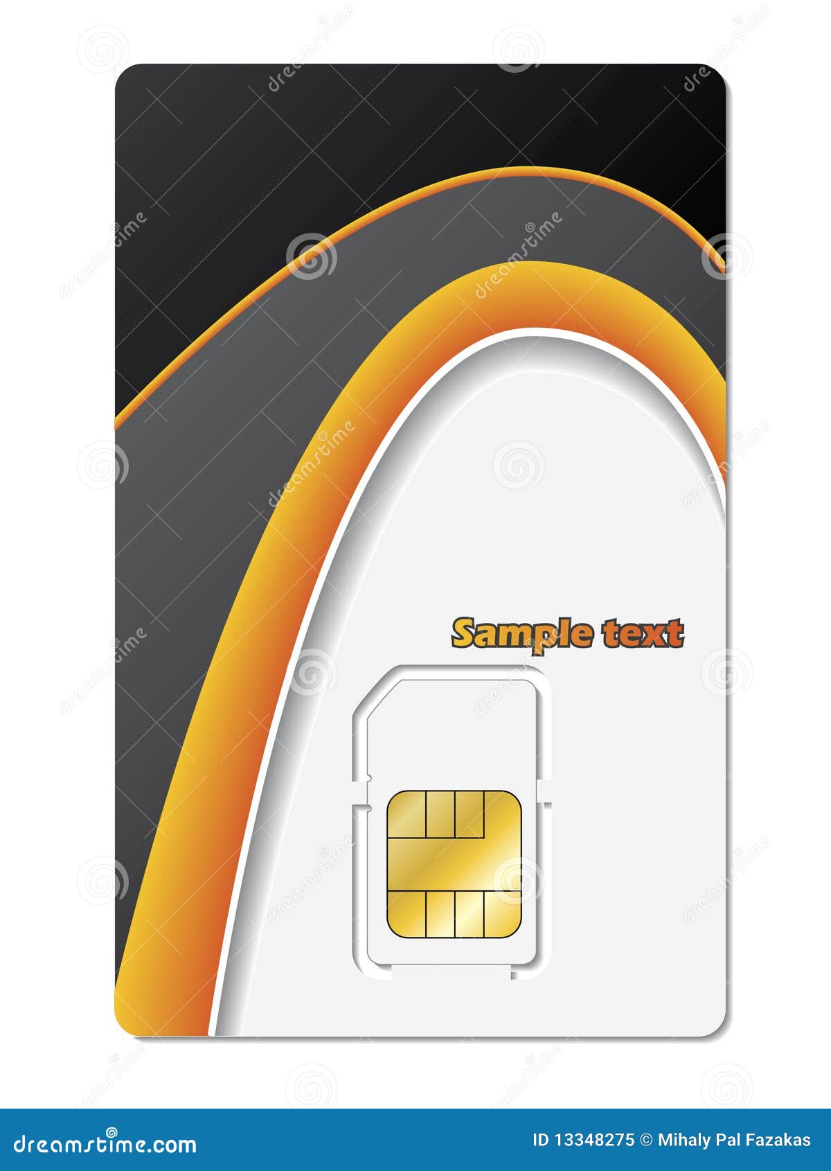 Sim card stock vector. Illustration of line, abstract - 13348275
