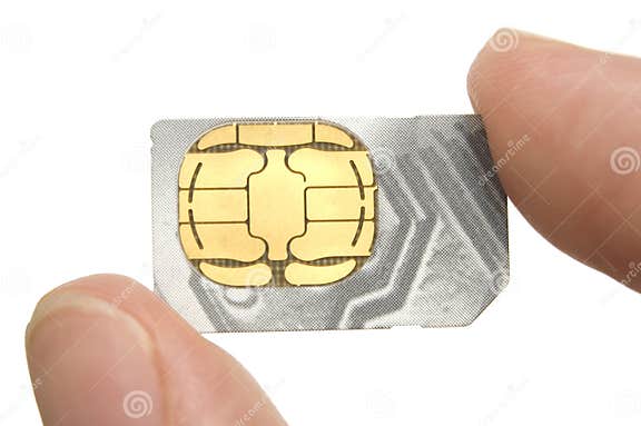 Sim-Card stock image. Image of mobile, handyphone, isolated - 2608771
